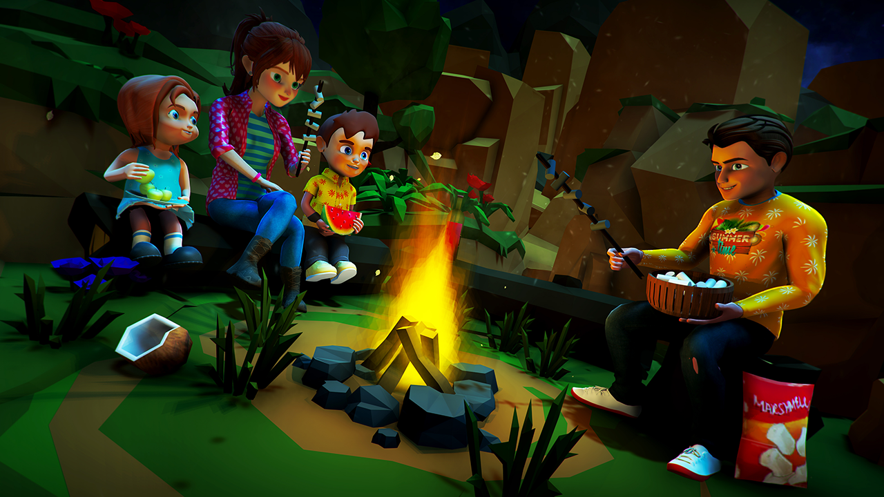 Virtual Holiday Adventure Family Fun Simulator 3D: Happy Family ...