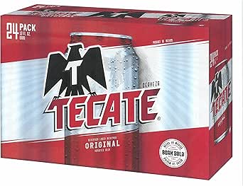 Amazon.com: Tecate, Tecate, paquete de 24, latas de 12 onzas líquidas ...