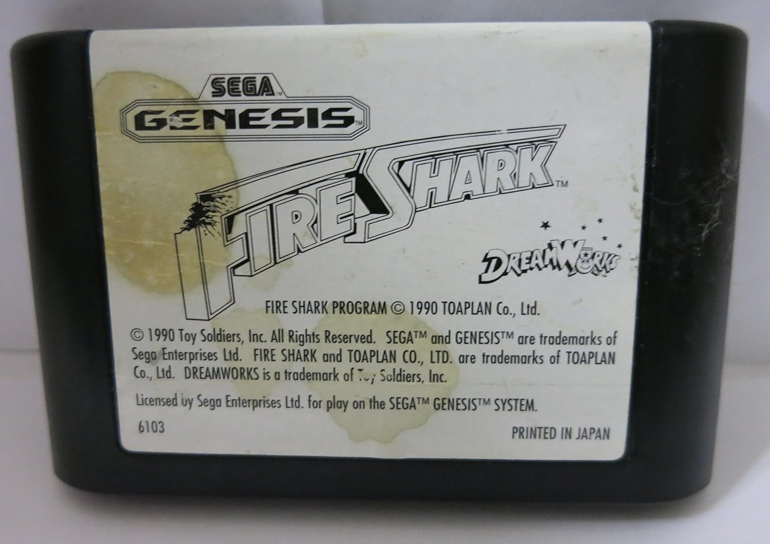 Amazon.com: SEGA GENESIS FIRE SHARK : Video Games