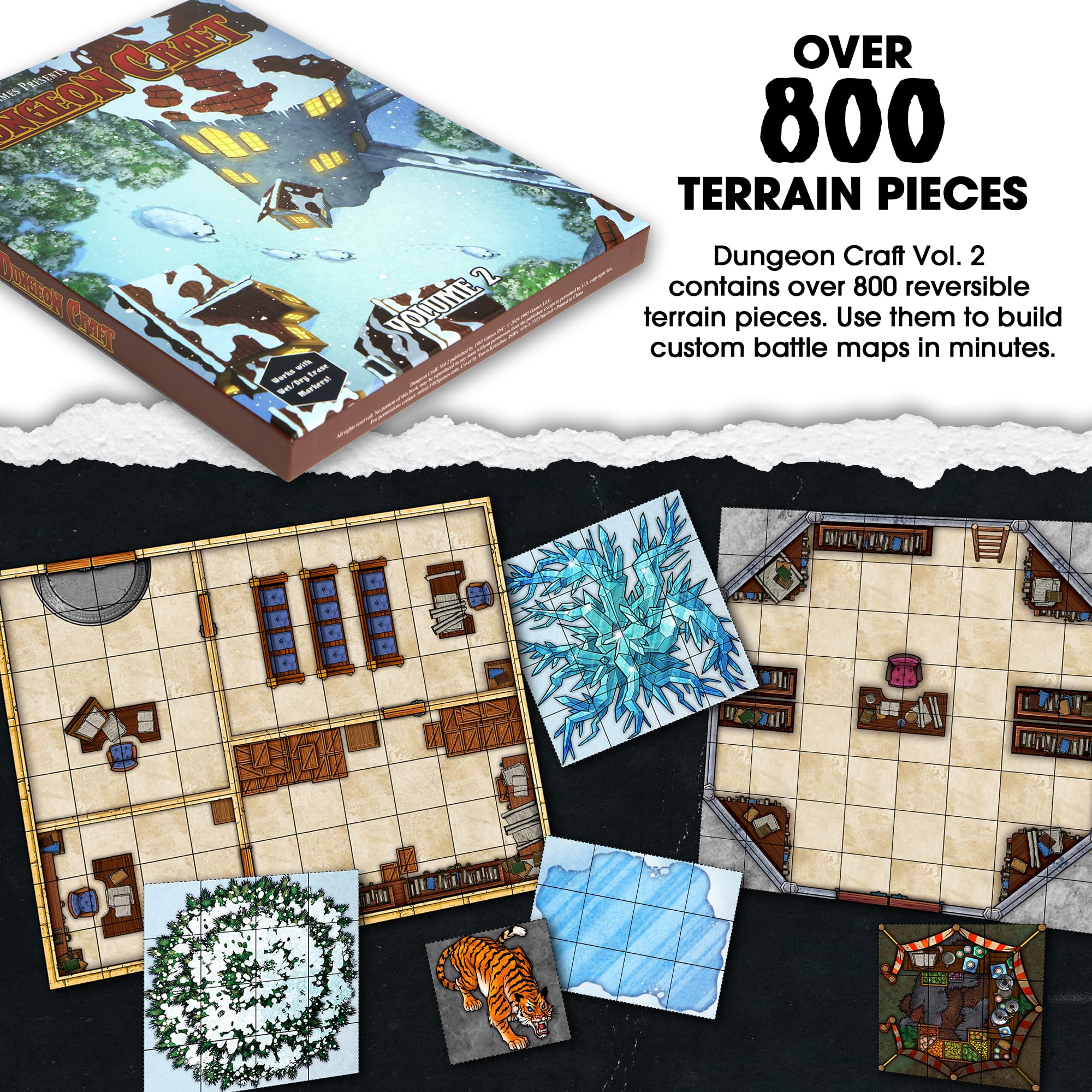 Snapklik.com : DUNGEON CRAFT Volume 2 Game, Hundreds Of Terrain Pieces ...