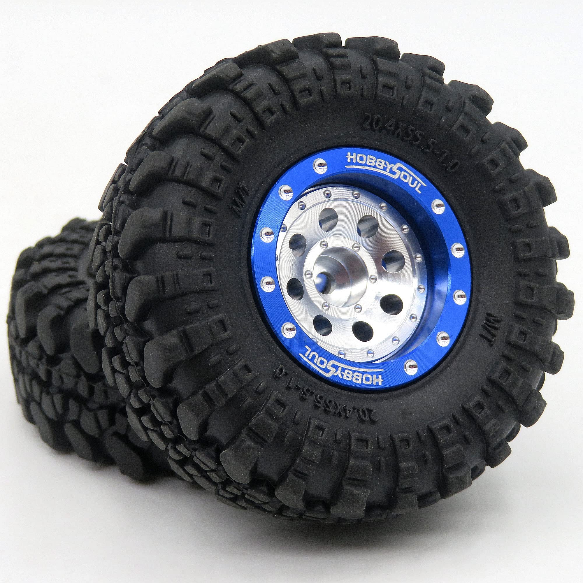 Snapklik.com : HOBBYSOUL Adjustable Offset RC 1.0 Wheels And Tires, 1/ ...