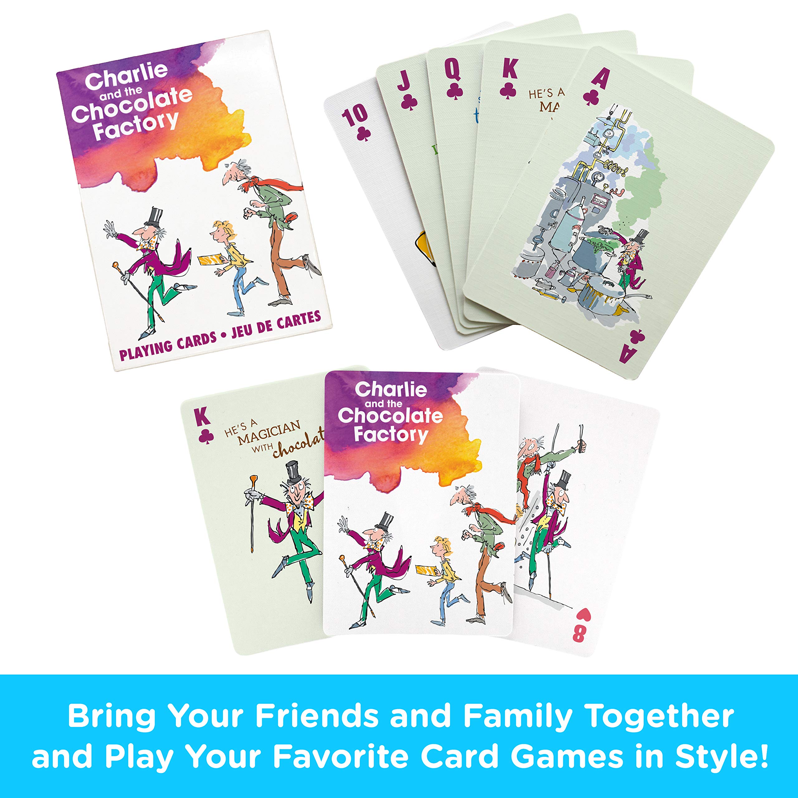 Standard Playing Card Decks AQUARIUS The BFG Playing Cards - Roald Dahl ...