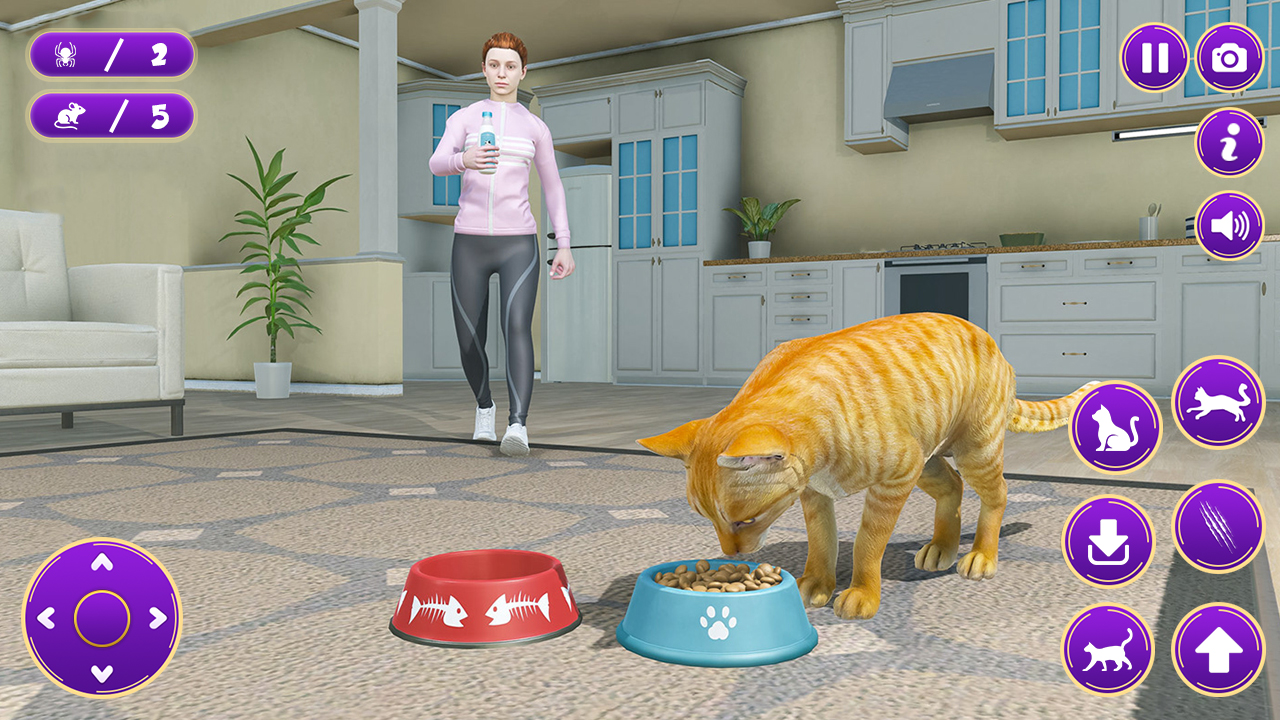 My Pregnant Cat and Cute Kitty: Pet Life Simulator Pregnant City Cat ...