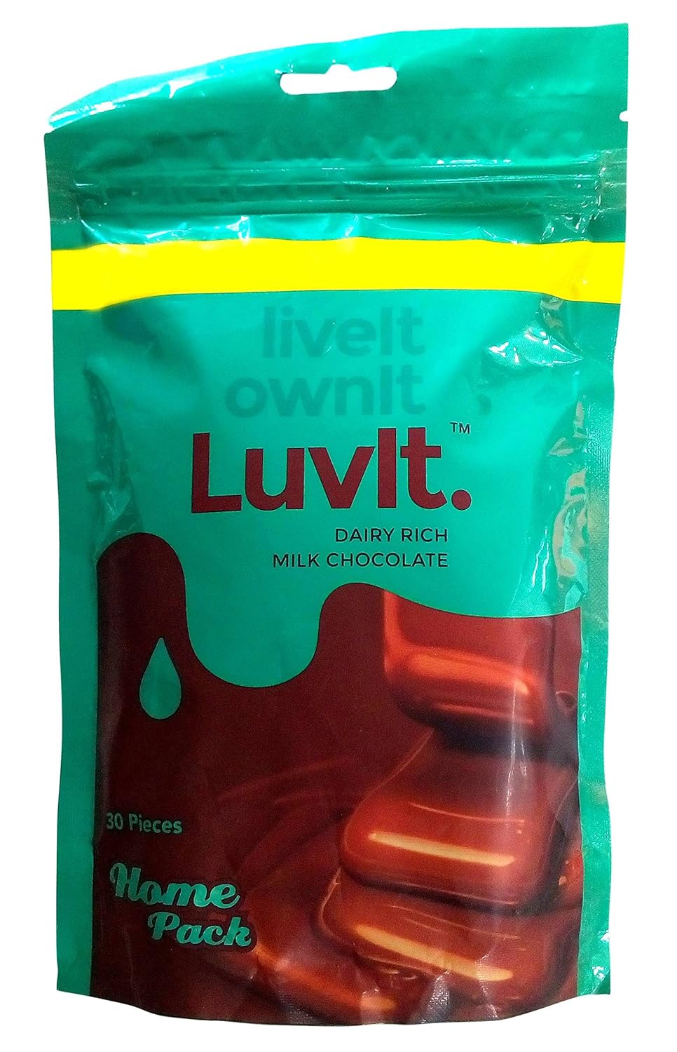 Luvit Milk Chocolate - Dairy Rich, 180g Pouch : Amazon.in: Grocery ...