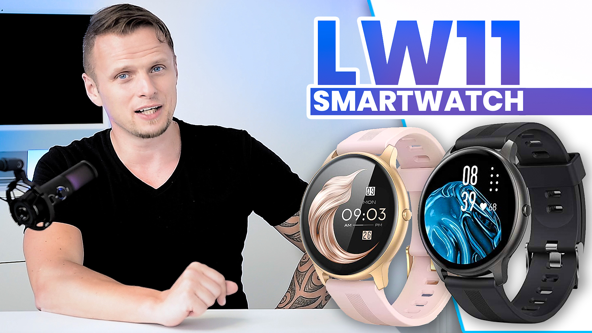 Watch Agptek LW11 Smartwatch IP68 on Amazon Live