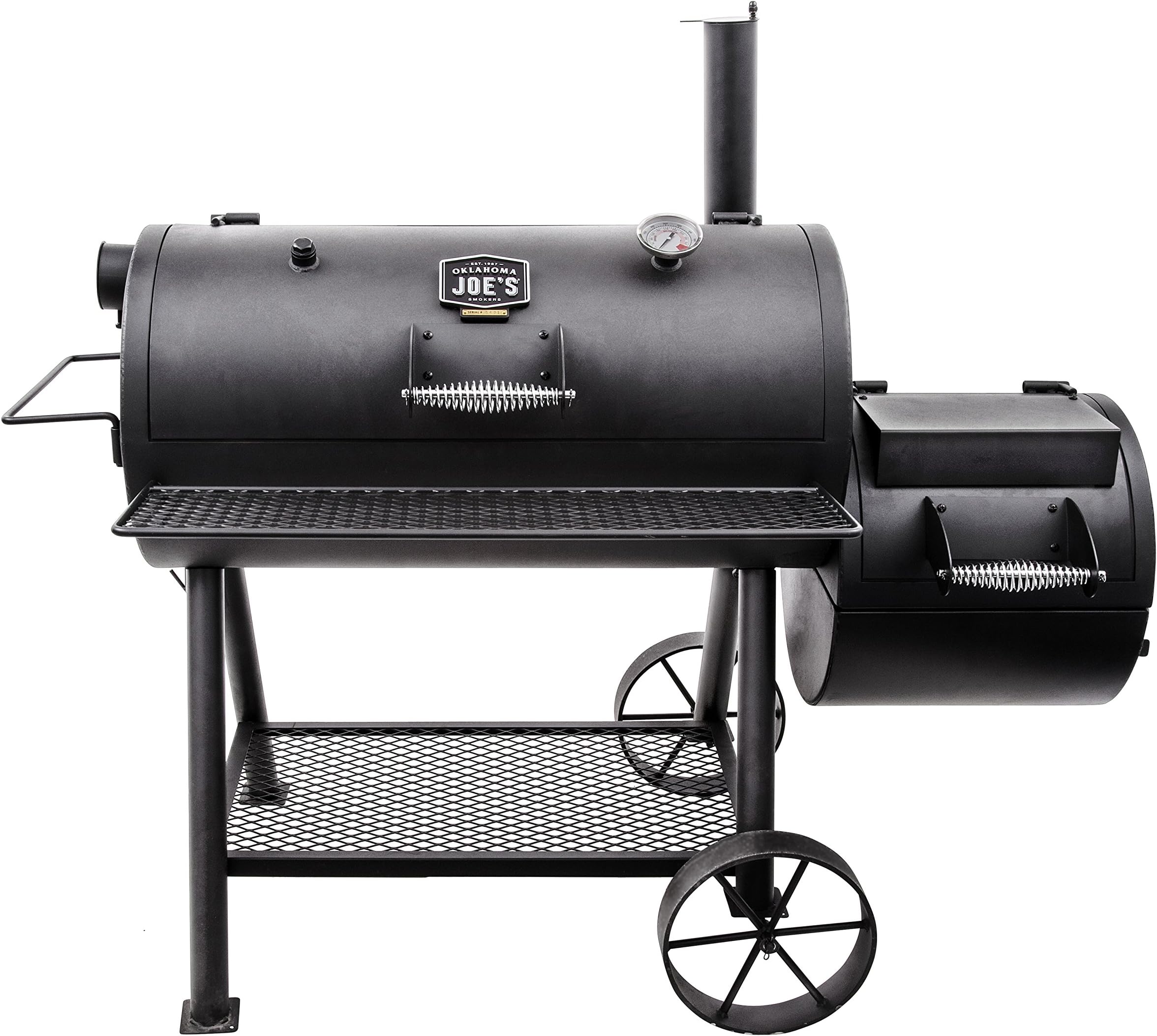 Amazon.com : Oklahoma Joe's Highland Reverse Flow Smoker, Charcoal ...