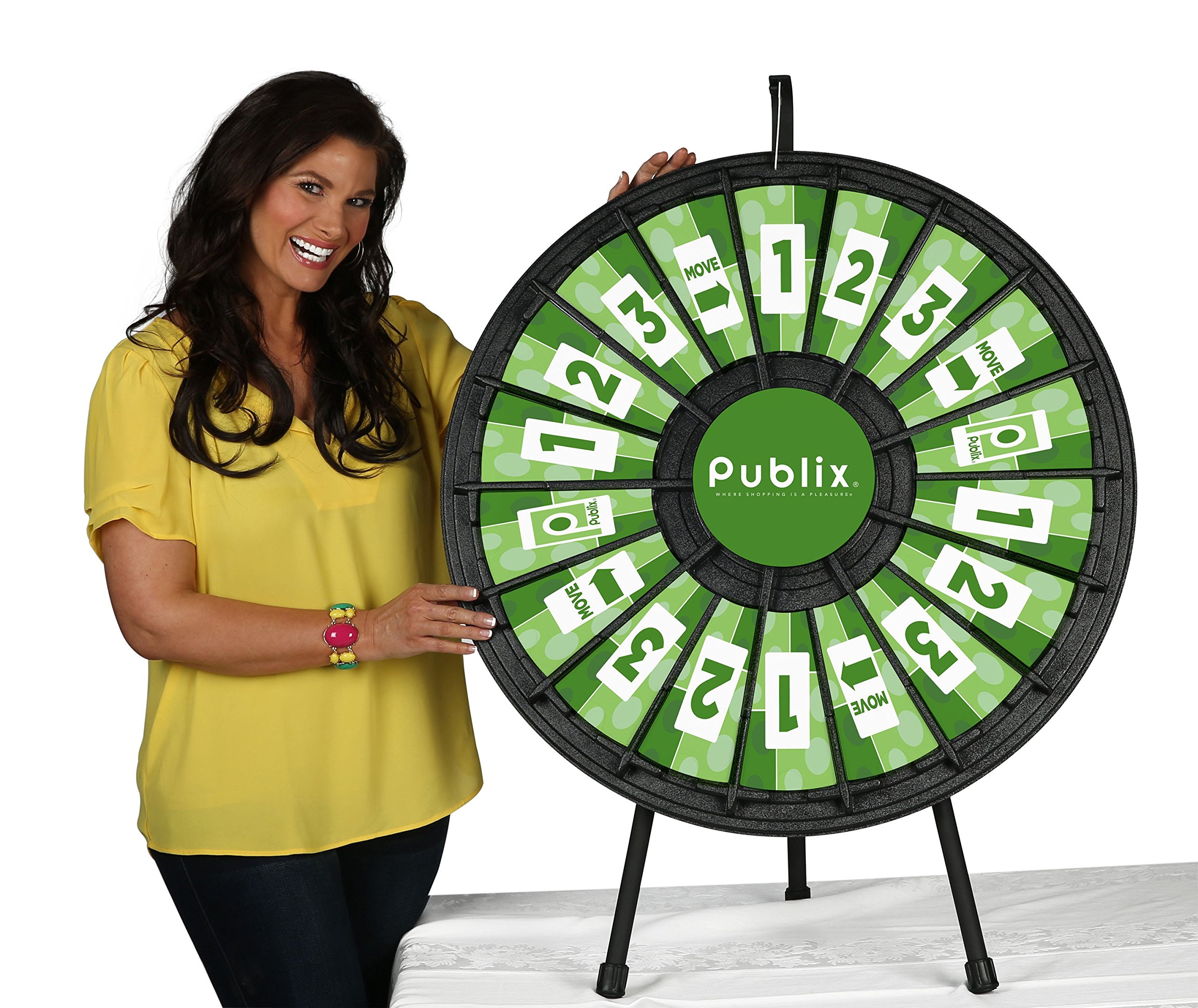 Amazon.com : Tabletop Prize Wheel 18 Slots – Spin The Wheel Game for ...