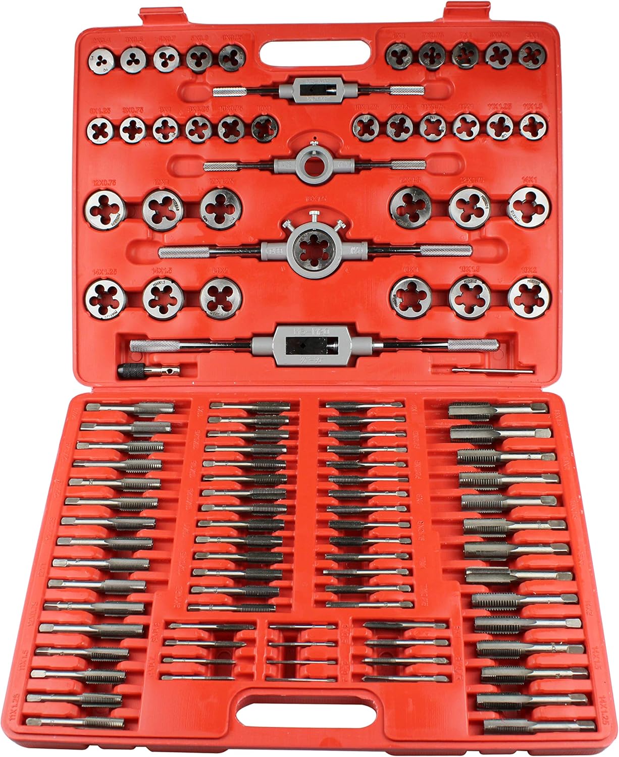 HFS (R) Metric and SAE Standard Tap and Die Rethread Set Rethreading ...