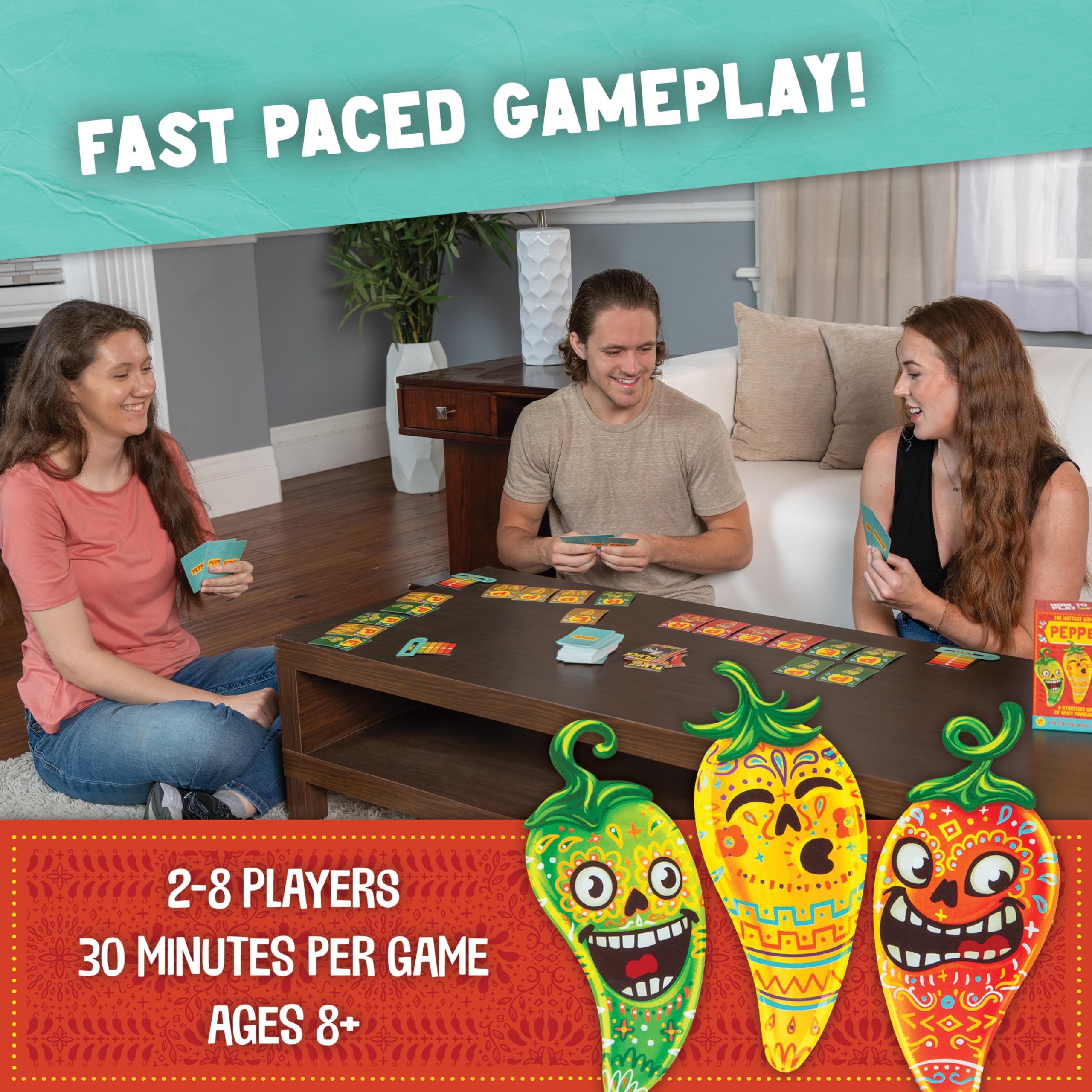 Snapklik.com : Pepper Card Game Fun Family & Party Game For Kids & Adults
