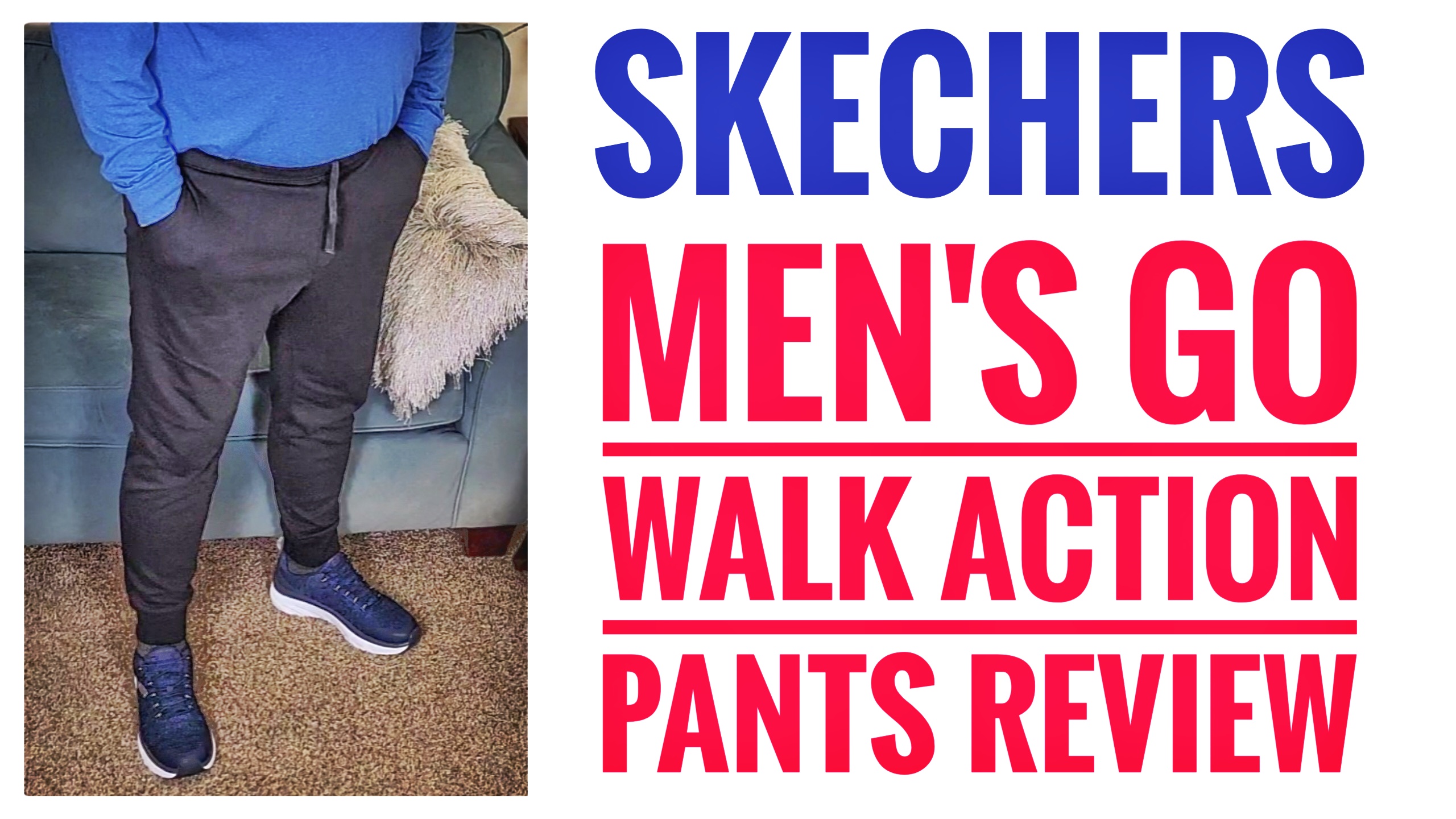 Watch Review Skechers Men's Go Walk Action Pants on Amazon Live