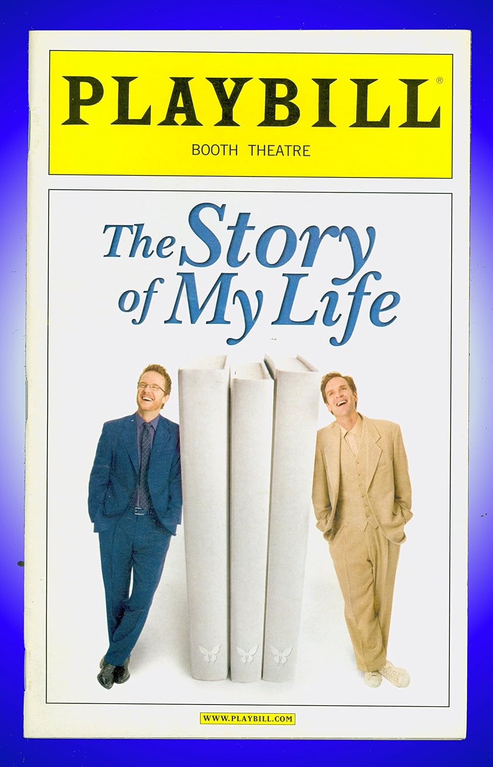 The Story of My Life, Opening Night Broadway Flop Playbill + Will Chase ...