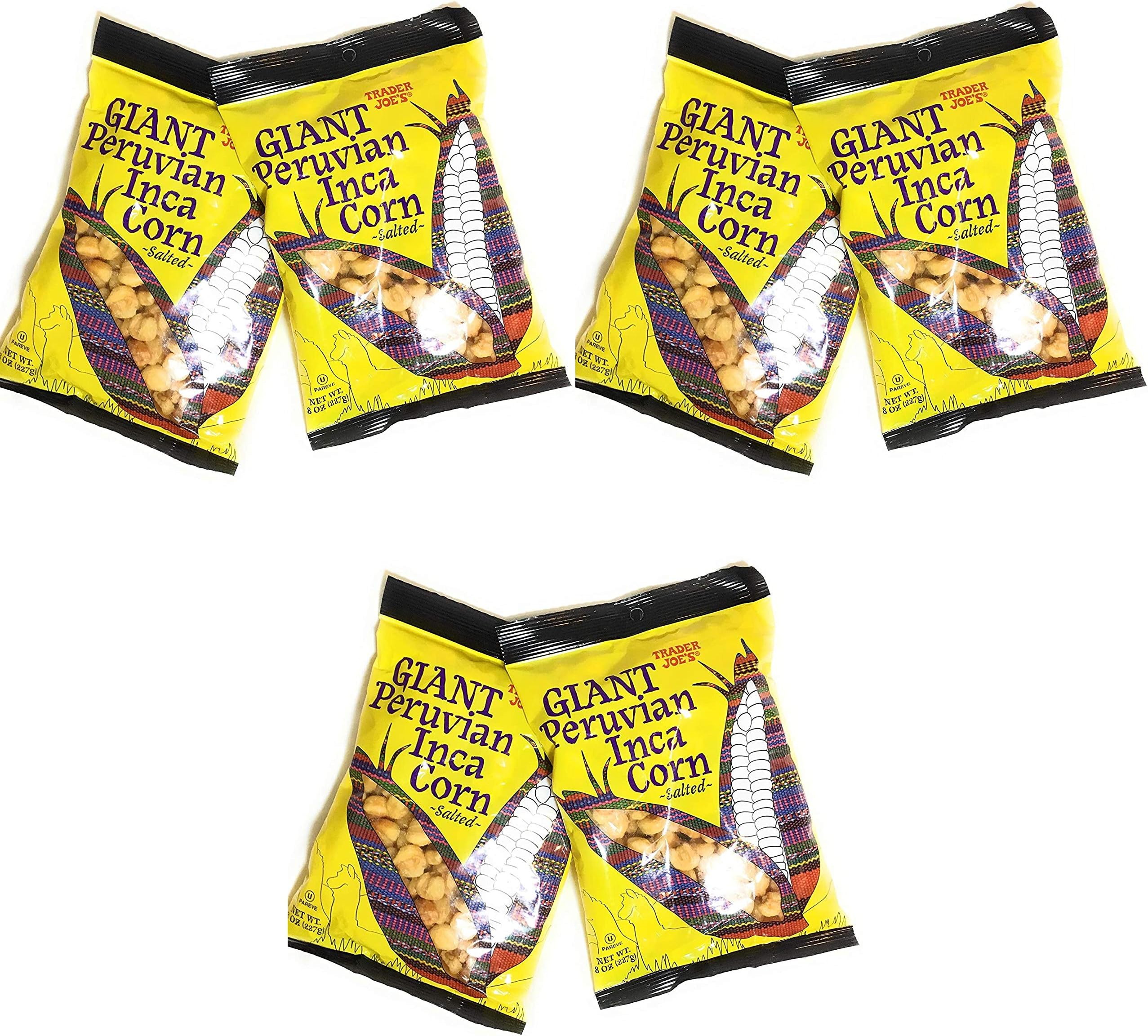 Amazon.com: Trader Joes Giant Peruvian Inca Corn Salted Crunchy Snack 8 ...