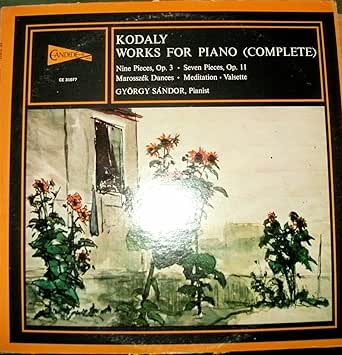 Zoltan Kodaly, Gyorgy Sandor - Kodaly Complete Works for Piano; Gyorgy ...
