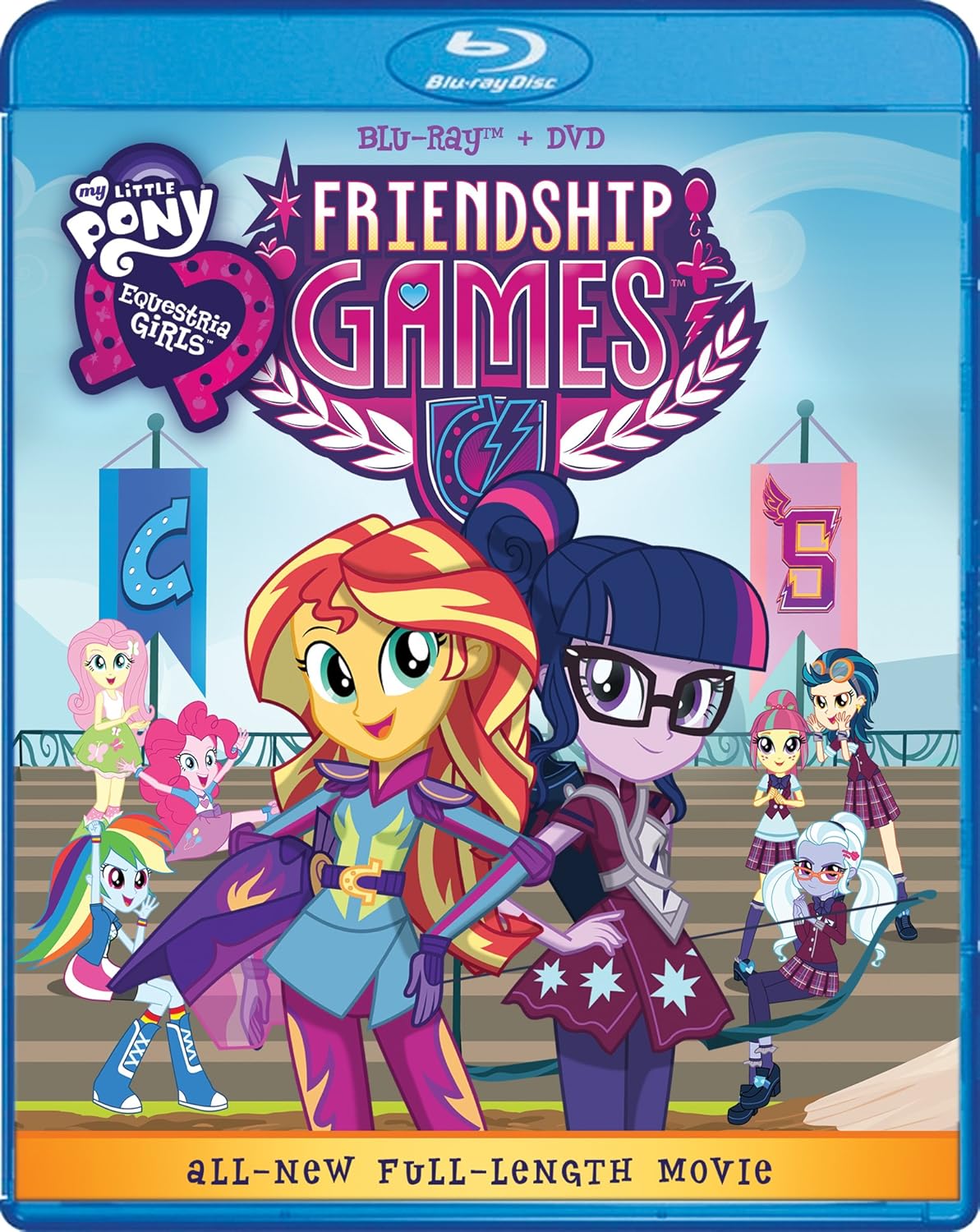 Amazon My Little Pony Equestria Girls Friendship Games Blu Ray DVD
