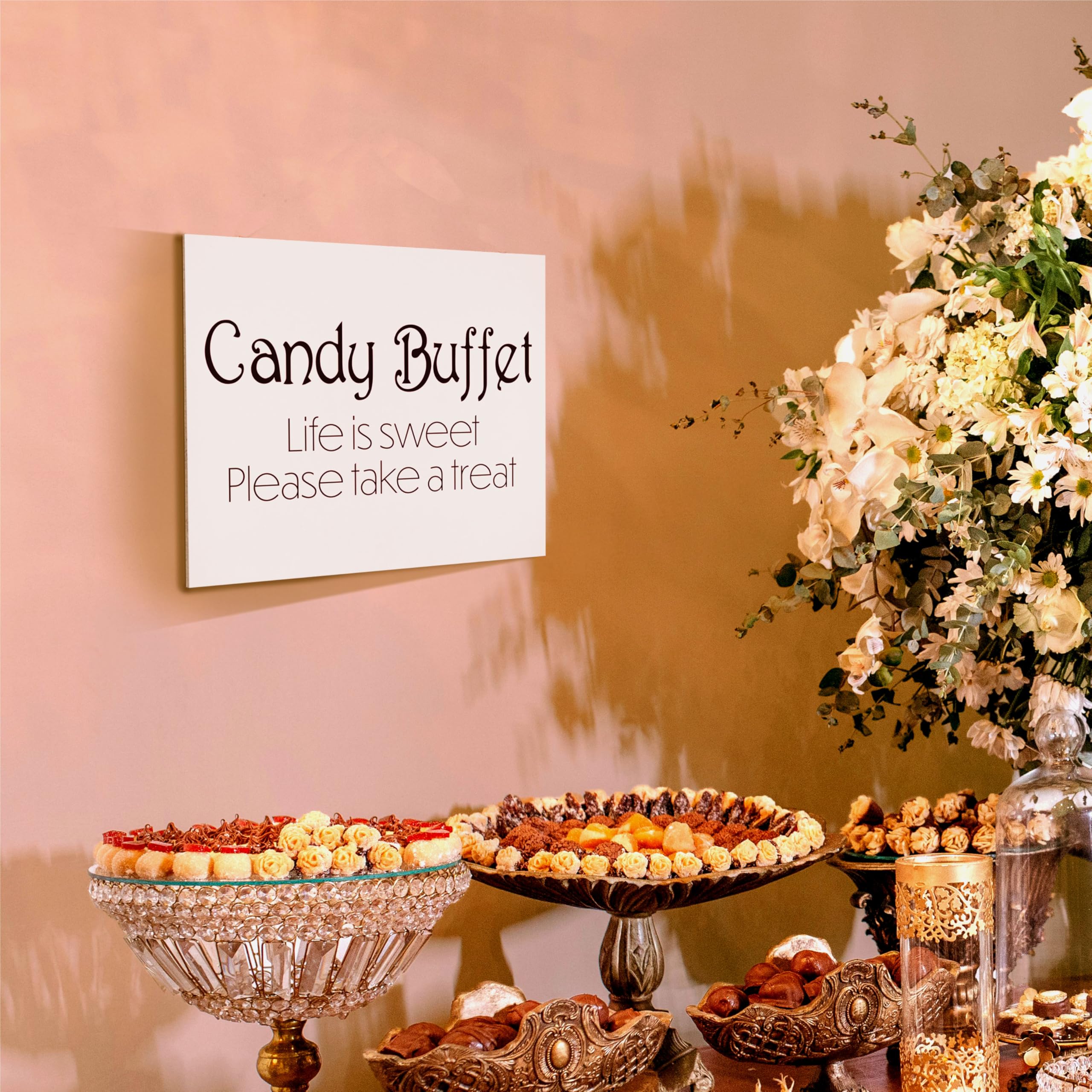 Candy Bar Table Setting
