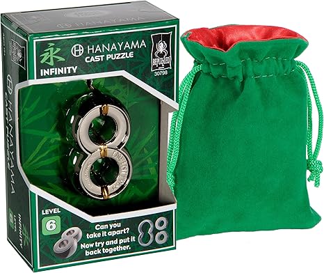 Amazon.com: Deluxe Games and Puzzles Infinity Hanayama Puzzle, with ...