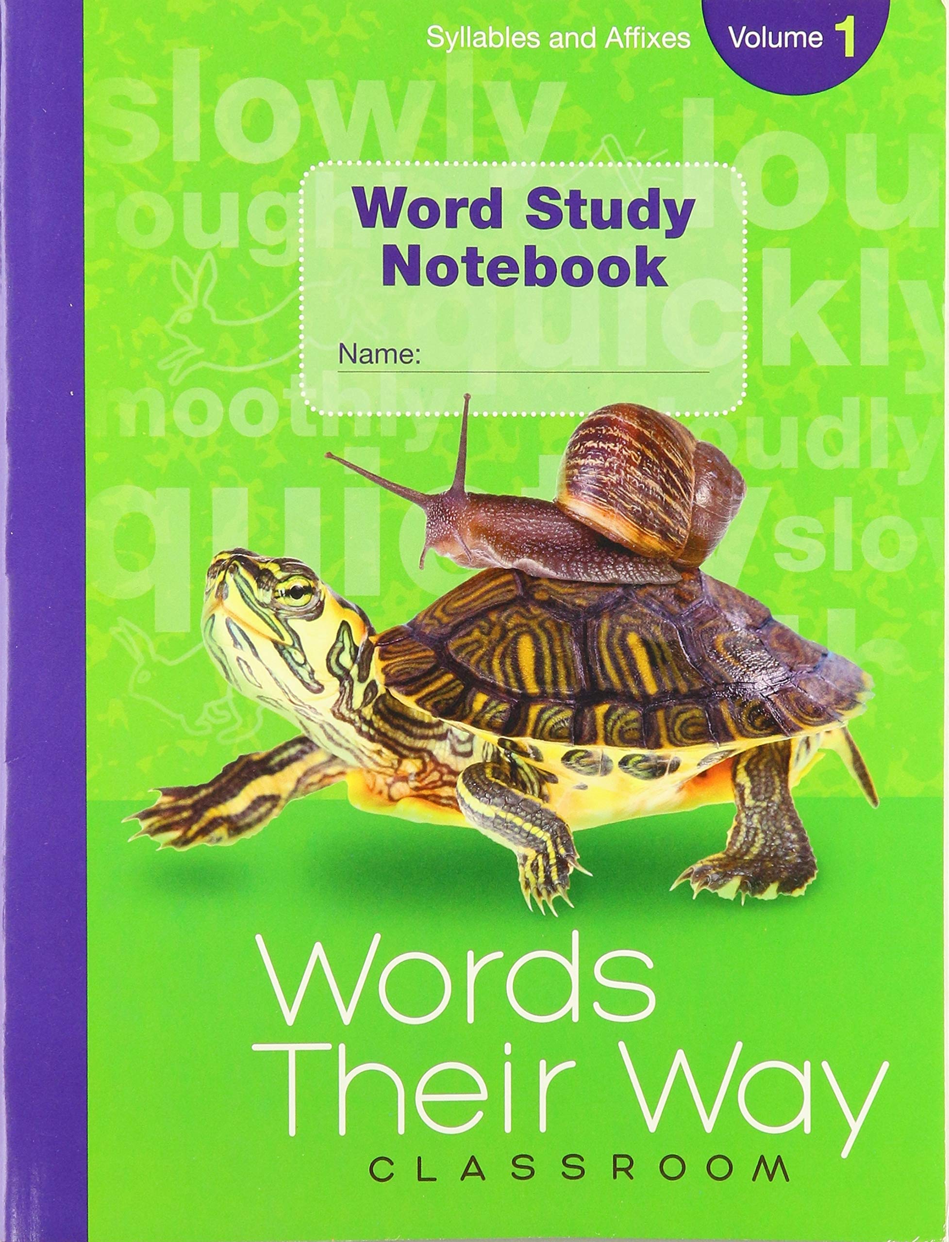 WORDS THEIR WAY CLASSROOM 2019 SYLLABLES AND AFFIXES VOLUME 1 ...