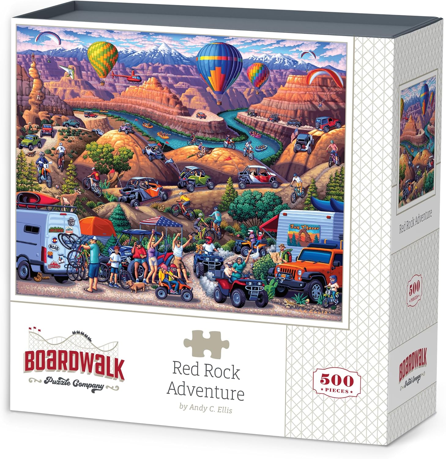 Amazon.com: Red Rock Adventure by Boardwalk - 500 Piece Jigsaw Puzzle ...