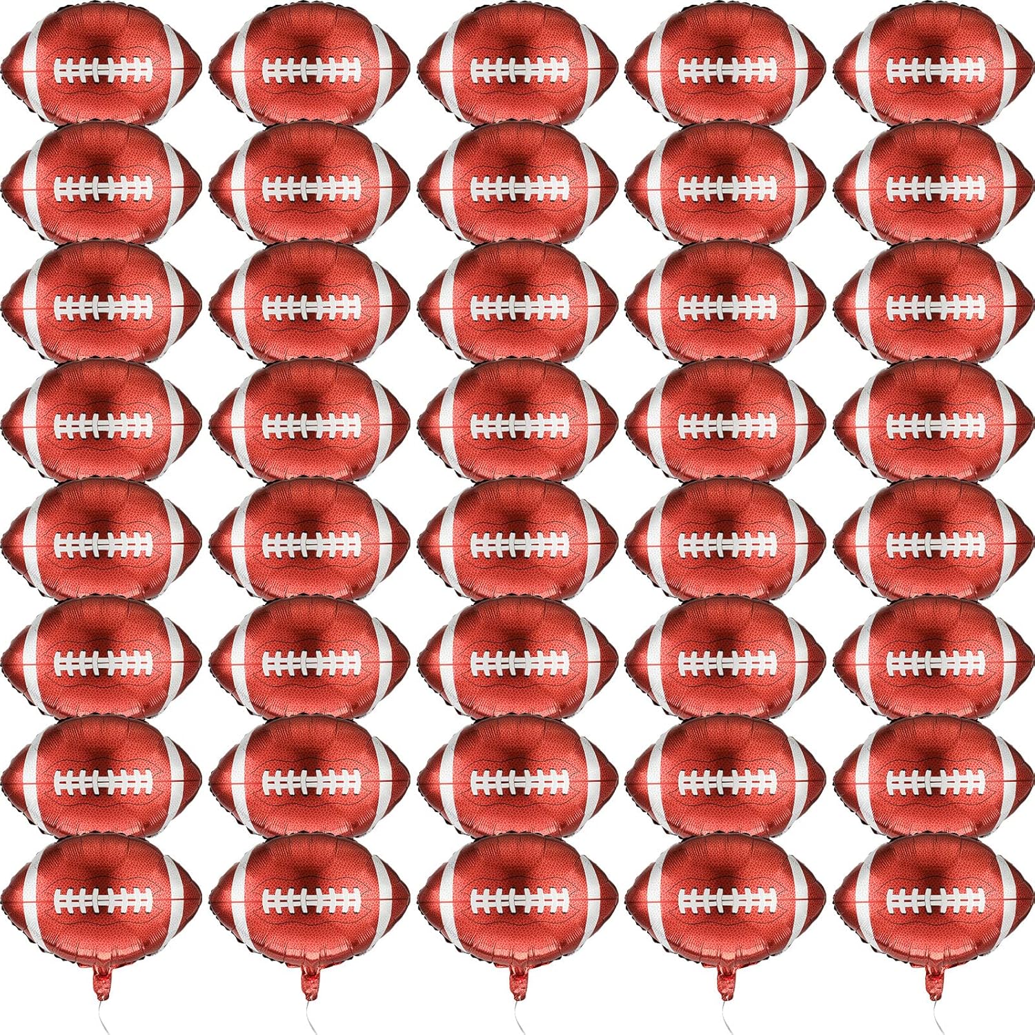 Amazon.com: 40 Pcs 22 Inches Football Balloons Foil Field Football ...