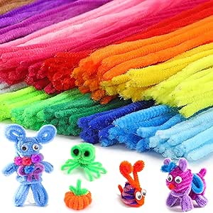 Amazon.com: Pipe Cleaners, 200PCs Pipe Cleaners Craft Supplies 12 inch ...