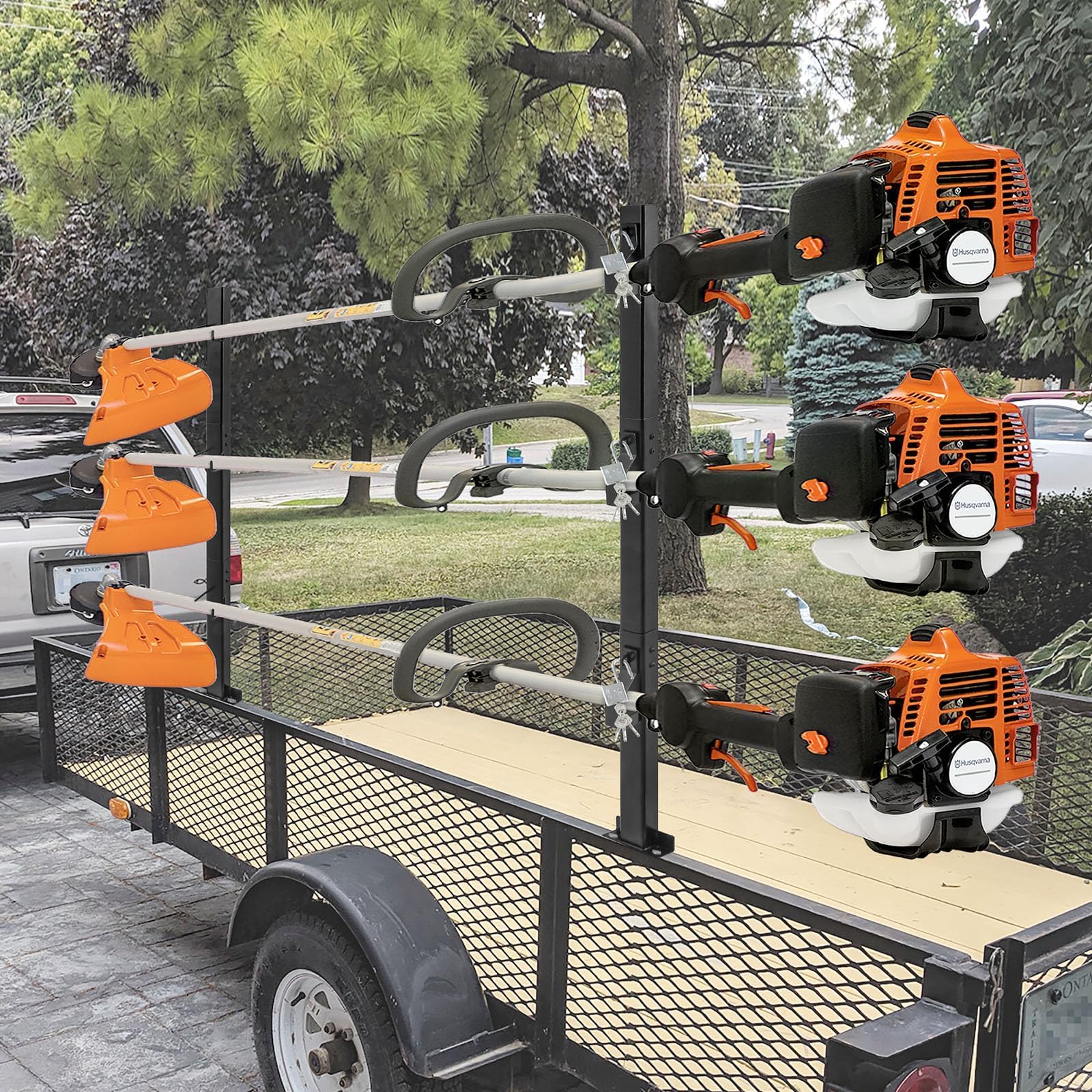 Weed Eater Racks For Trucks Equipment Guard Hand Tool Rack Accessory