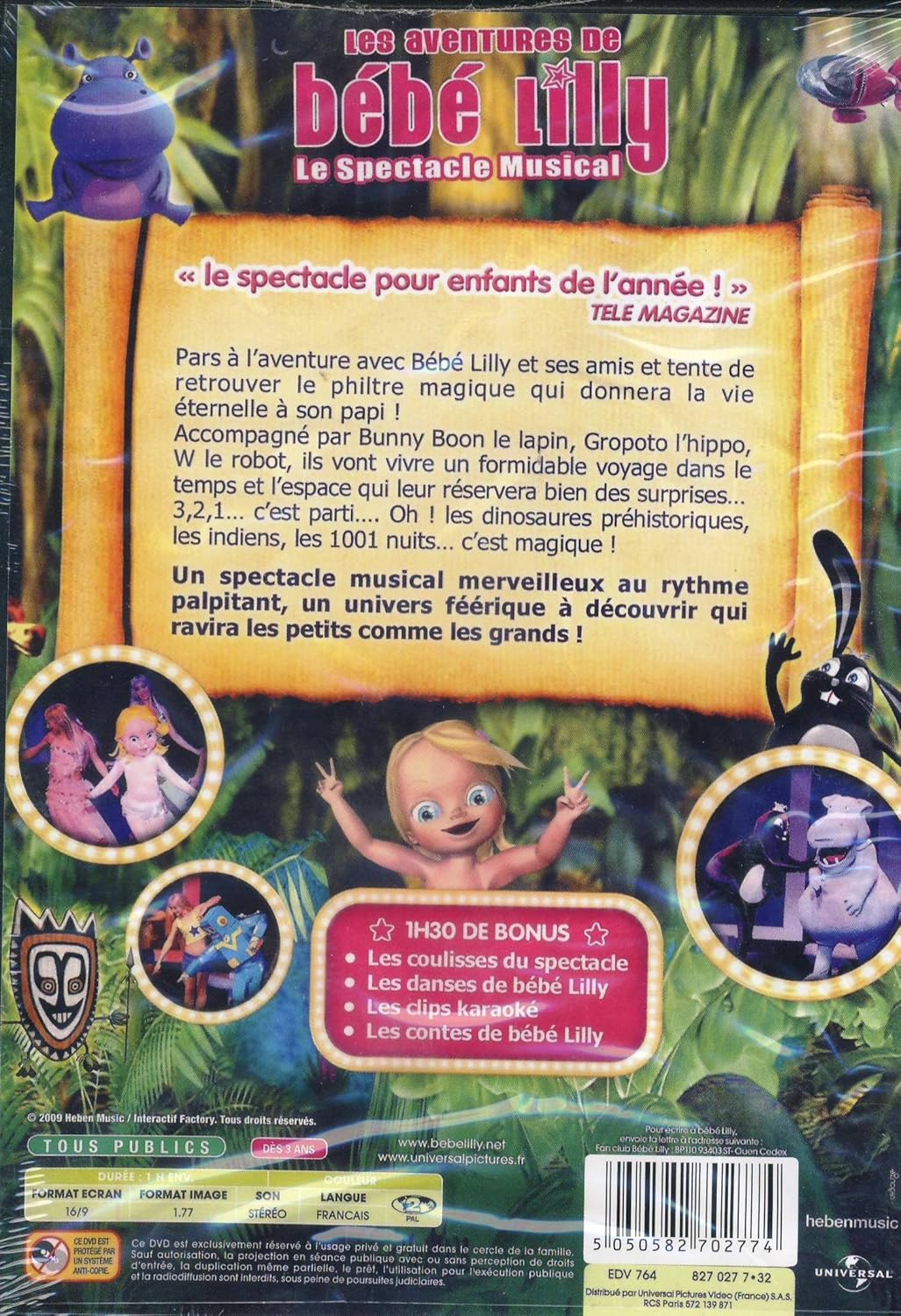 Les Aventures de bébé Lilly-Le Spectacle Musical: Amazon.fr: Bébé Lilly ...