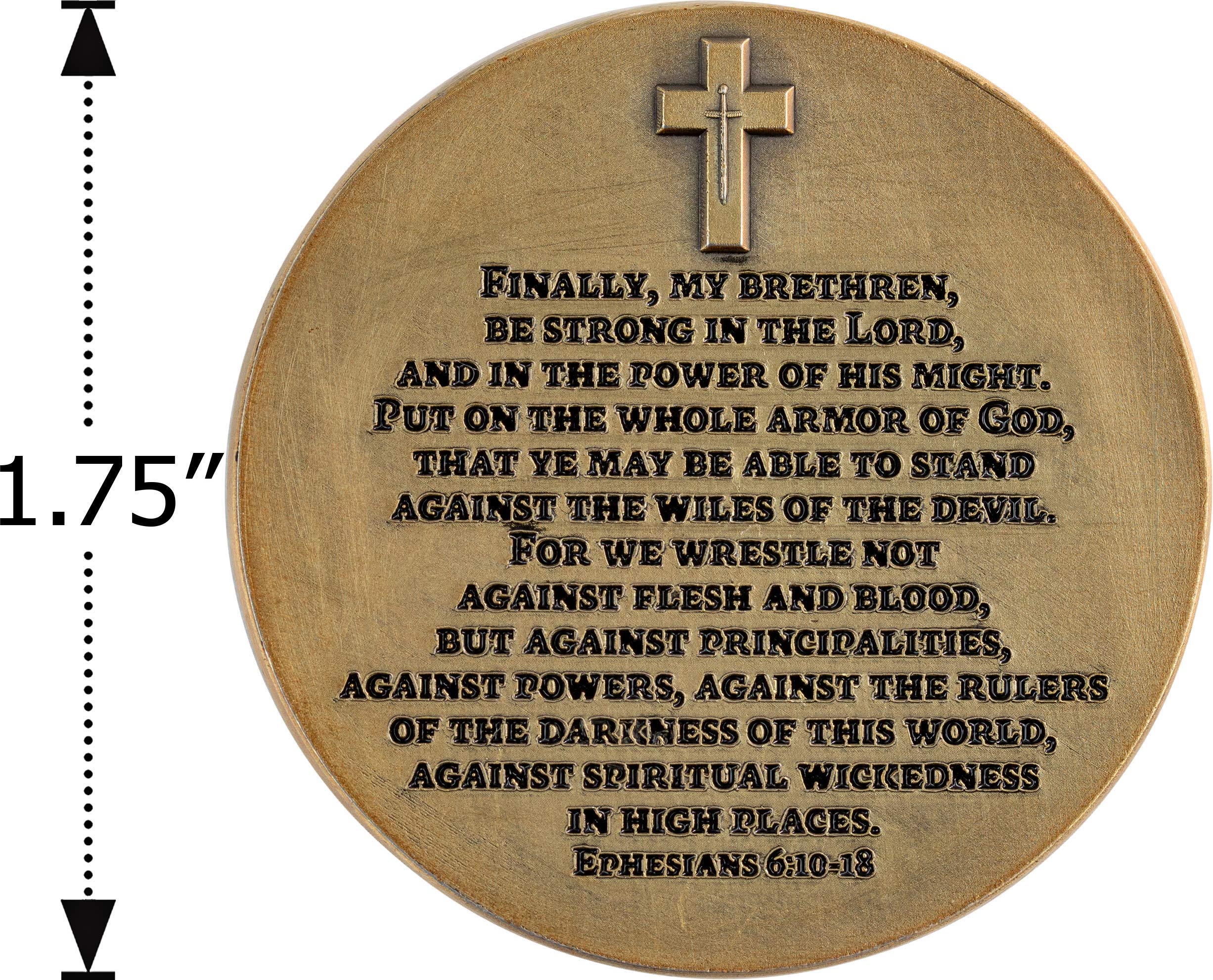 Buy Armor of God, Christian Challenge Coin for Bible Study, Youth ...