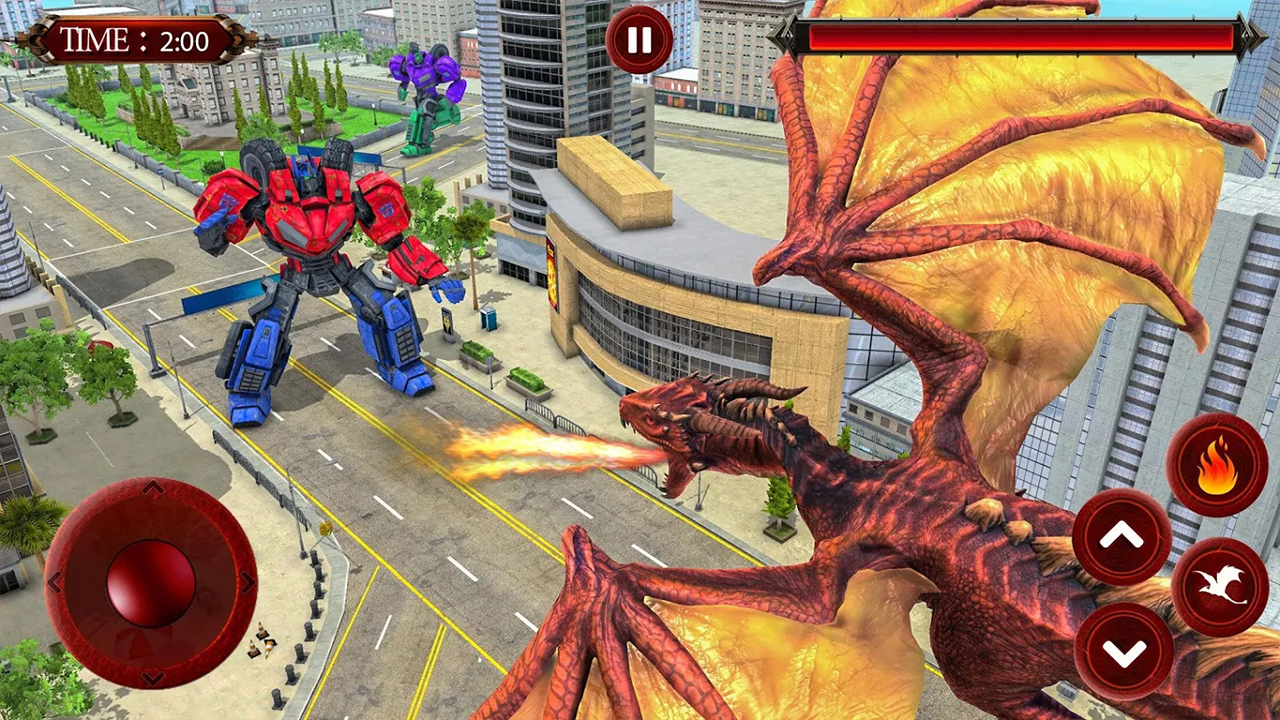 Flying Dragon Robot Transformation: Robot games 3D - App on the Amazon ...