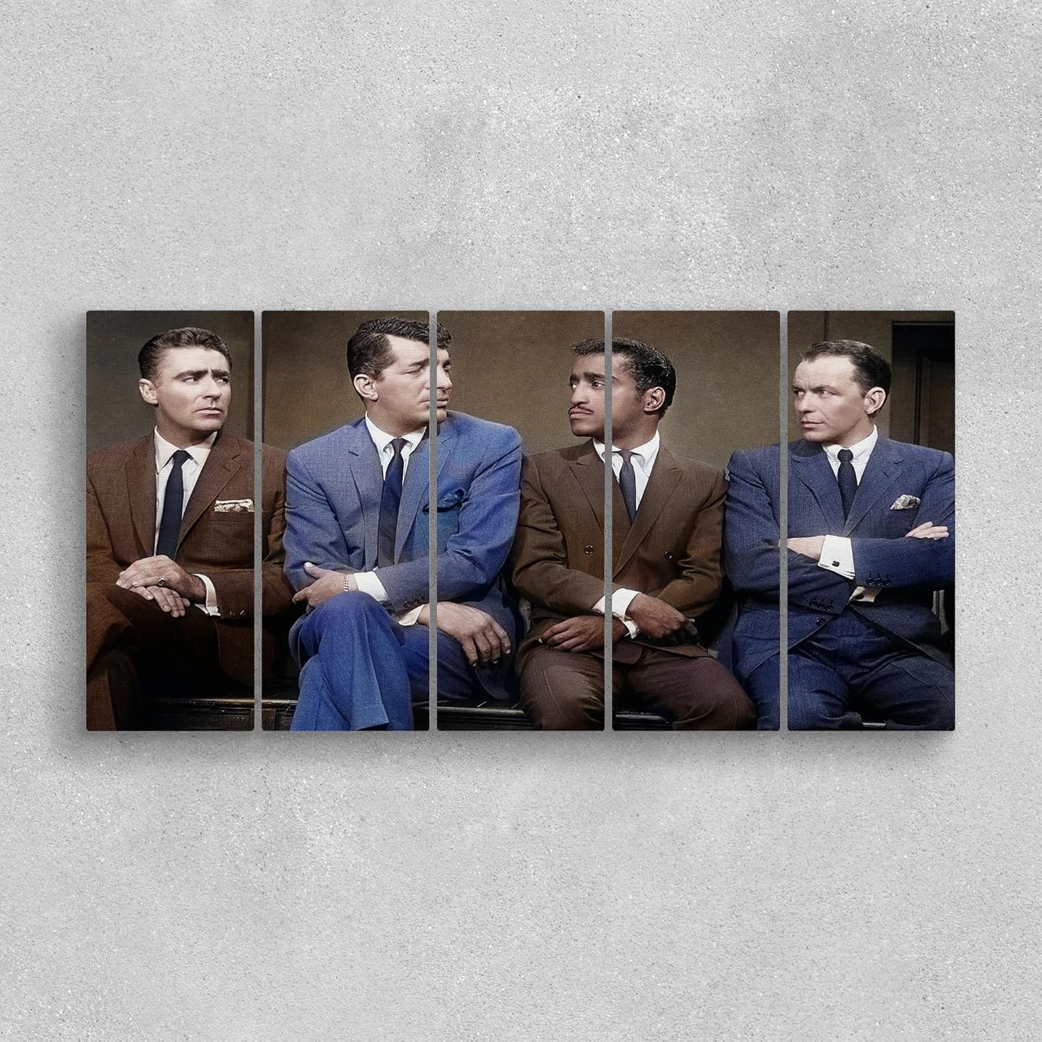 Amazon.com: Rat Pack Music Band Dean Martin Wall Art Decoration, Black ...
