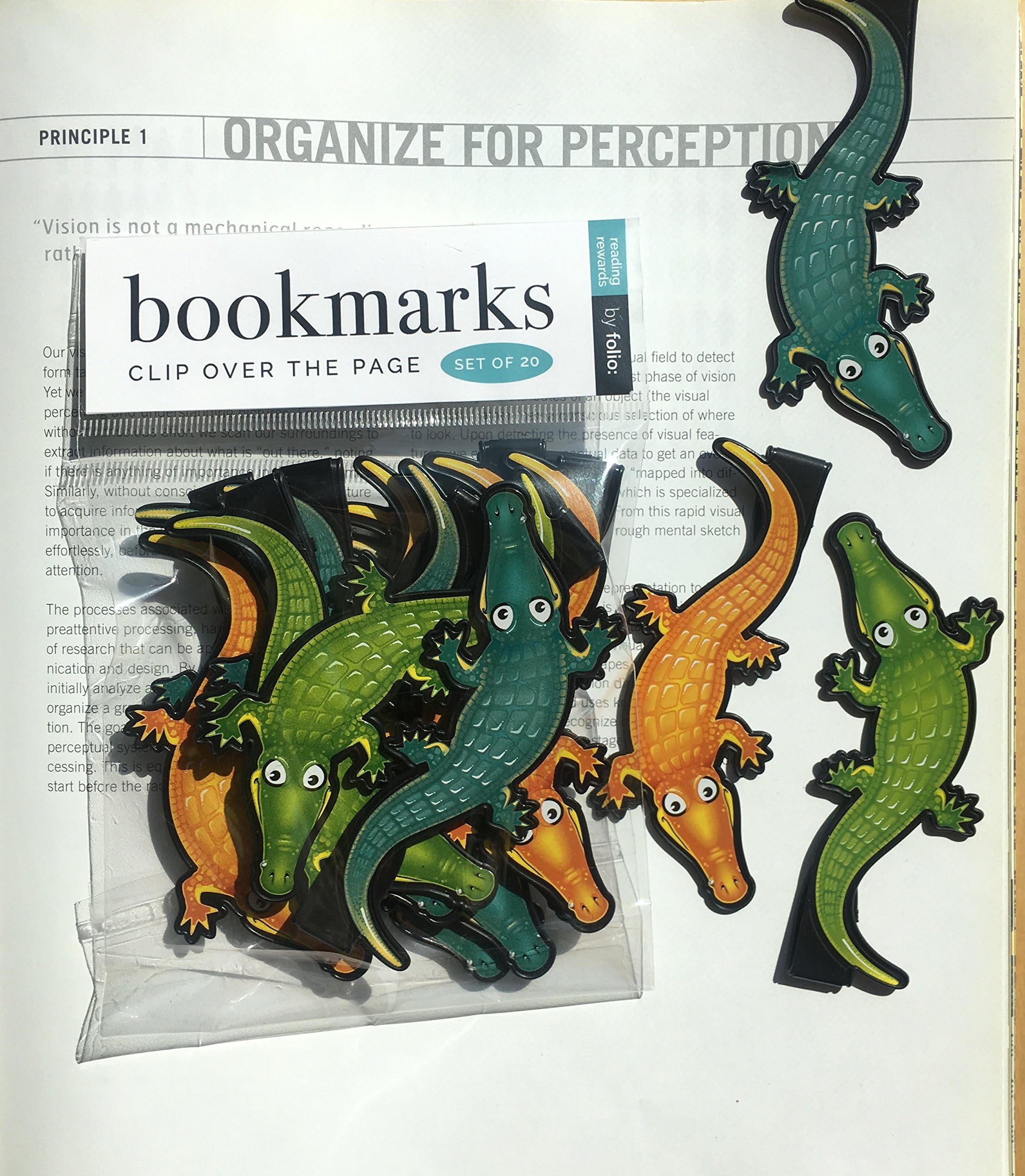 Amazon.com: Alligator Bulk Animal Clip Bookmarks for Students Kids ...