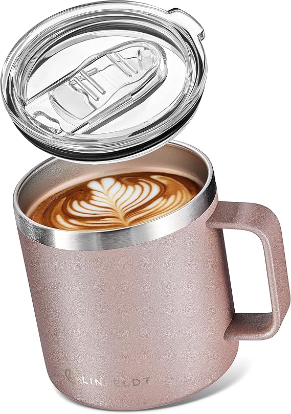 LINFELDT® Thermobecher mit Henkel - TOP KAFFEEBECHER THERMO ...