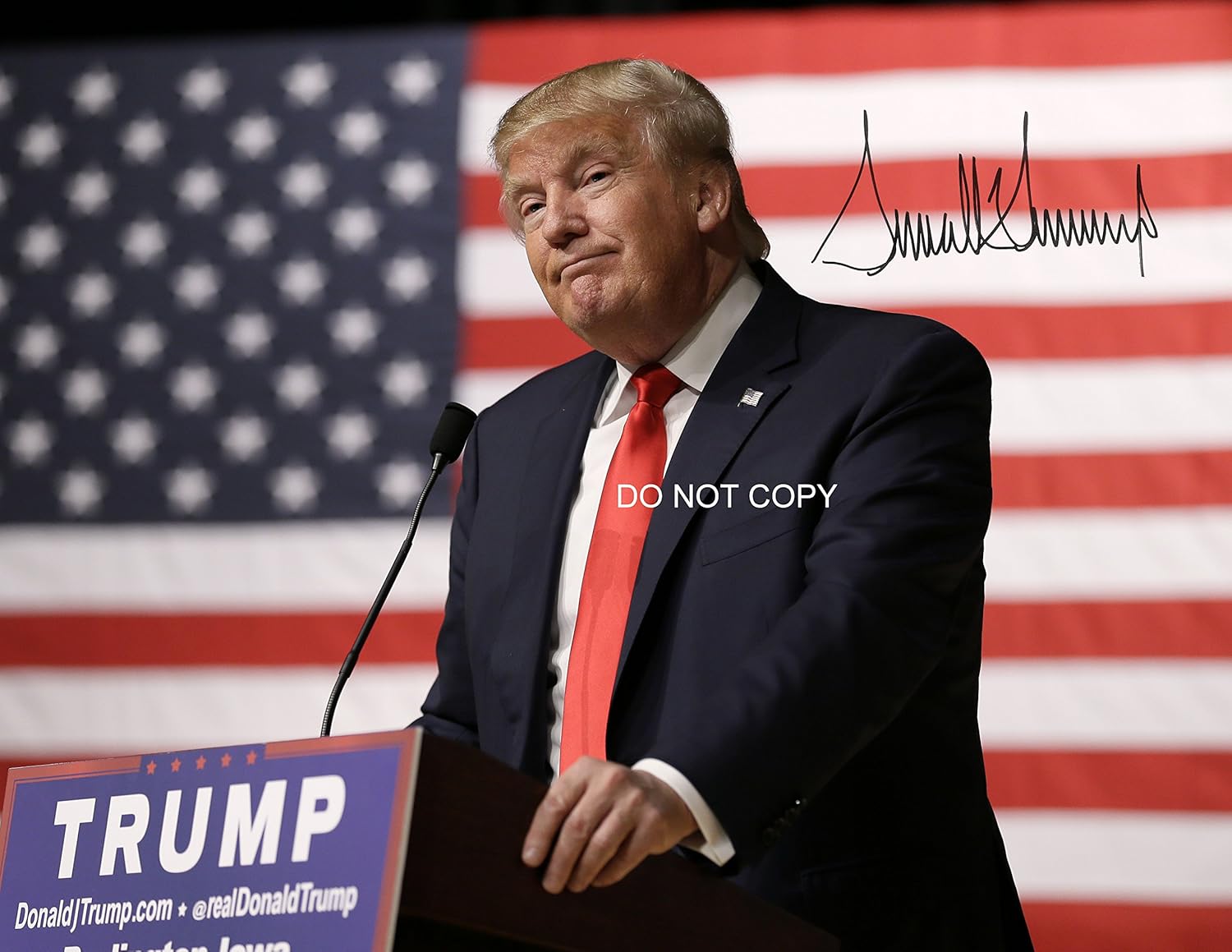 Donald Trump business mogul reprint signed autographed photo #4 RP at ...