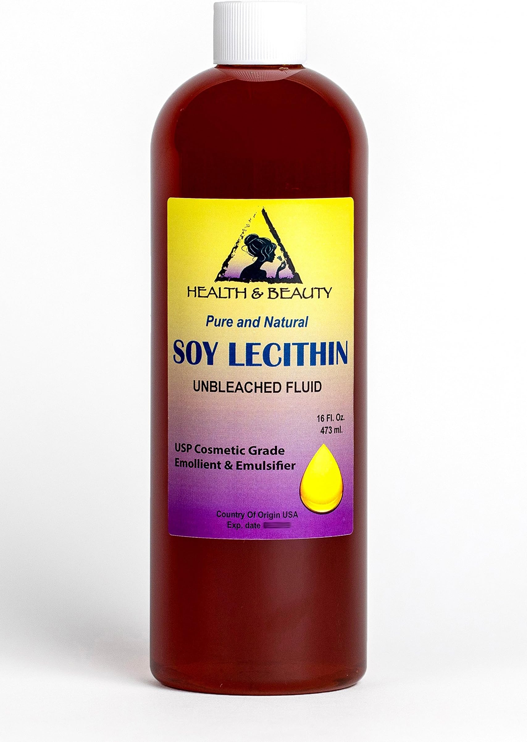Amazon.com: Lecithin Sunflower Unbleached Fluid Liquid Emulsifier ...