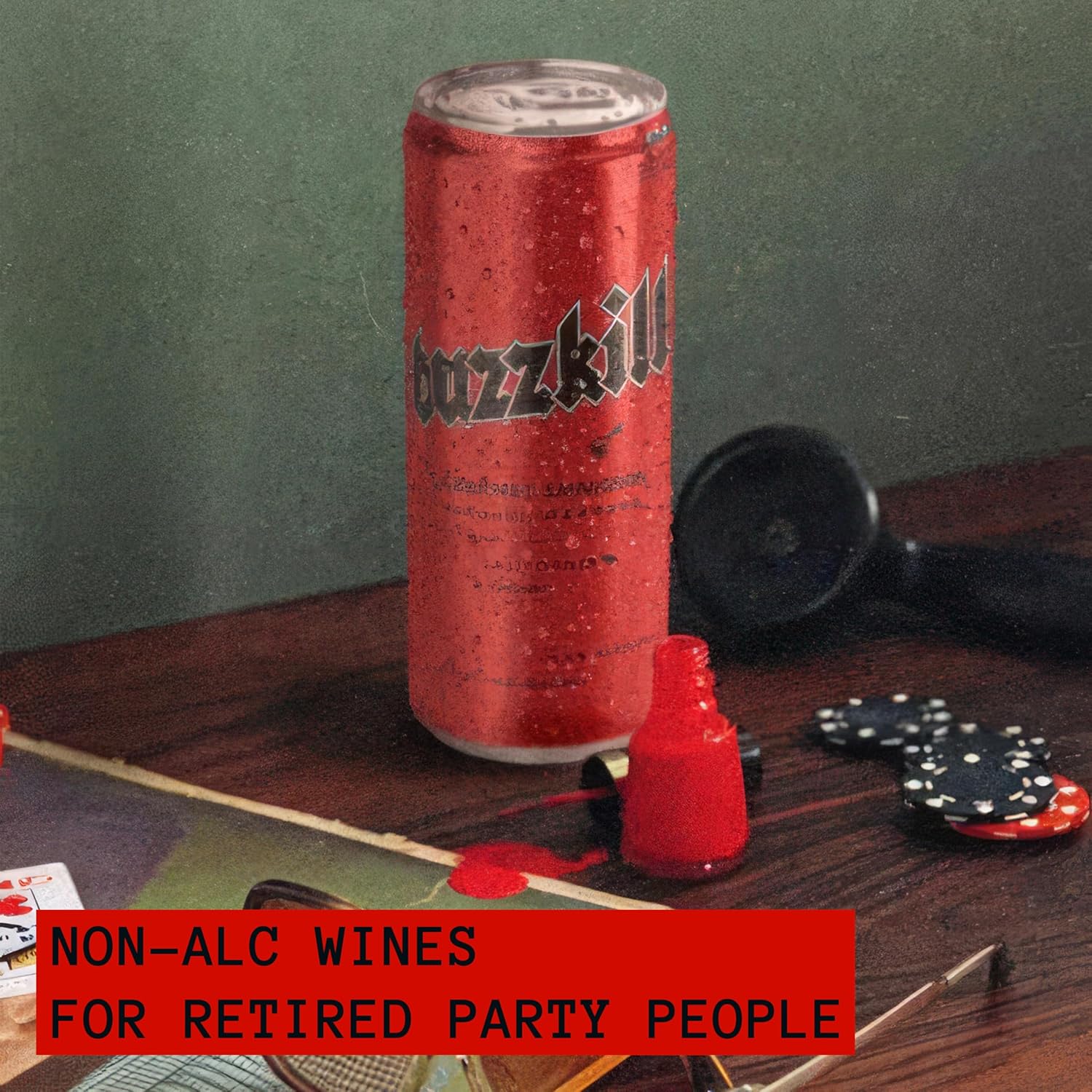 Buzzkill Wines Vino tinto sin alcohol Cabernet Sauvignon sin alcohol ...