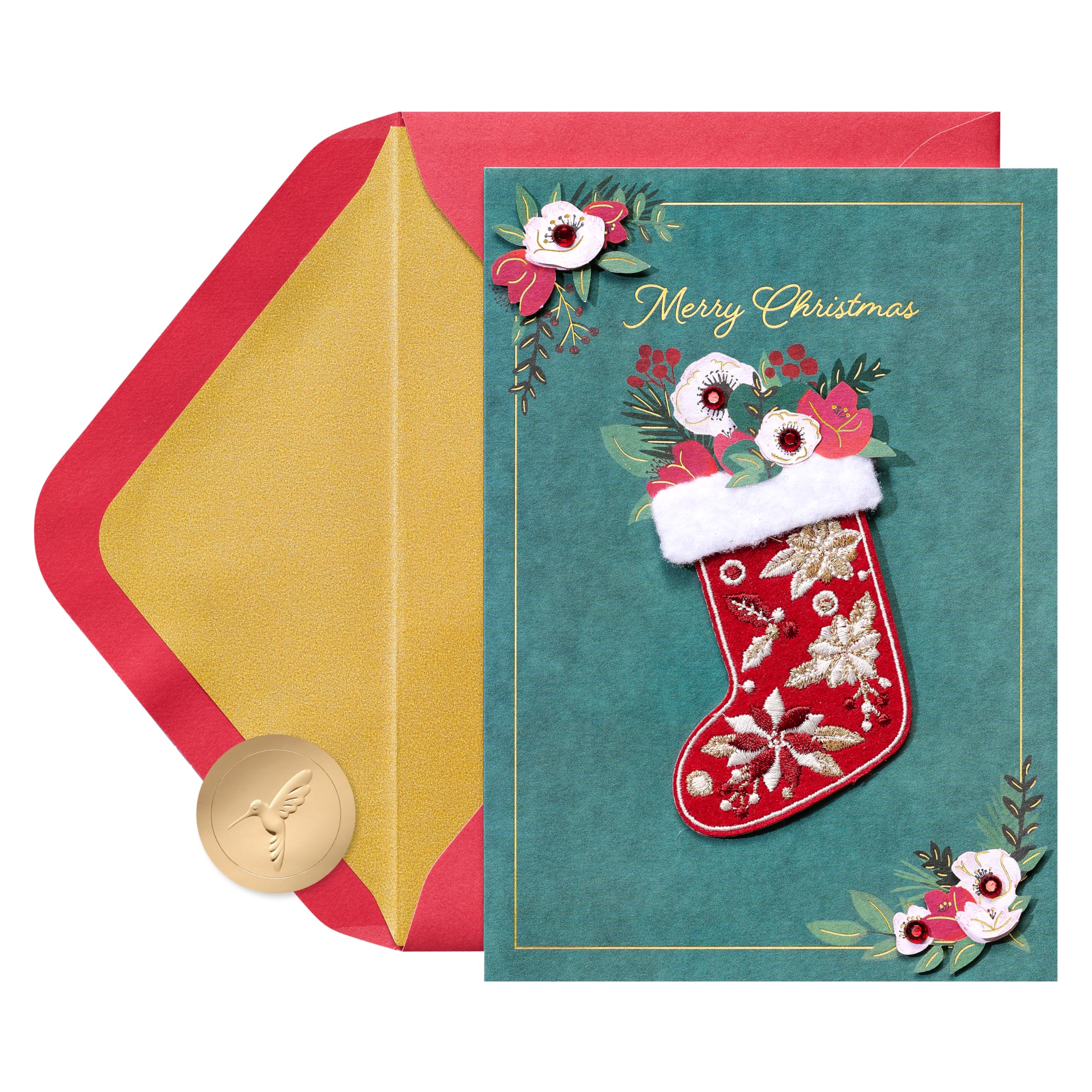 Amazon.com : Papyrus Christmas Card (Wonderful Holiday) : Office Products