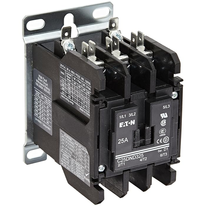 Buy Eaton C25DND325T Definite Purpose Contactor, 50mm, 3 Poles, Screw ...