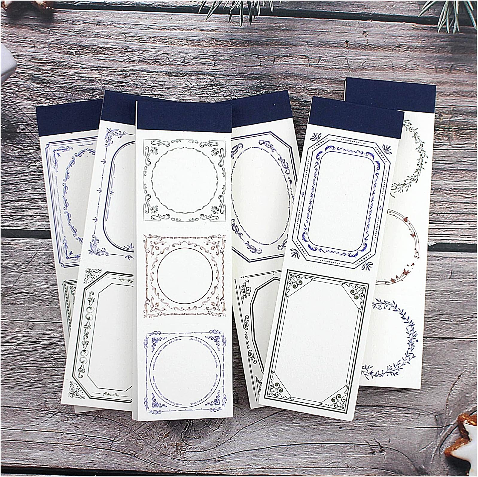 Amazon.com : 300Pcs Vintage Scrapbook Decorative Paper Label Memo Pads ...