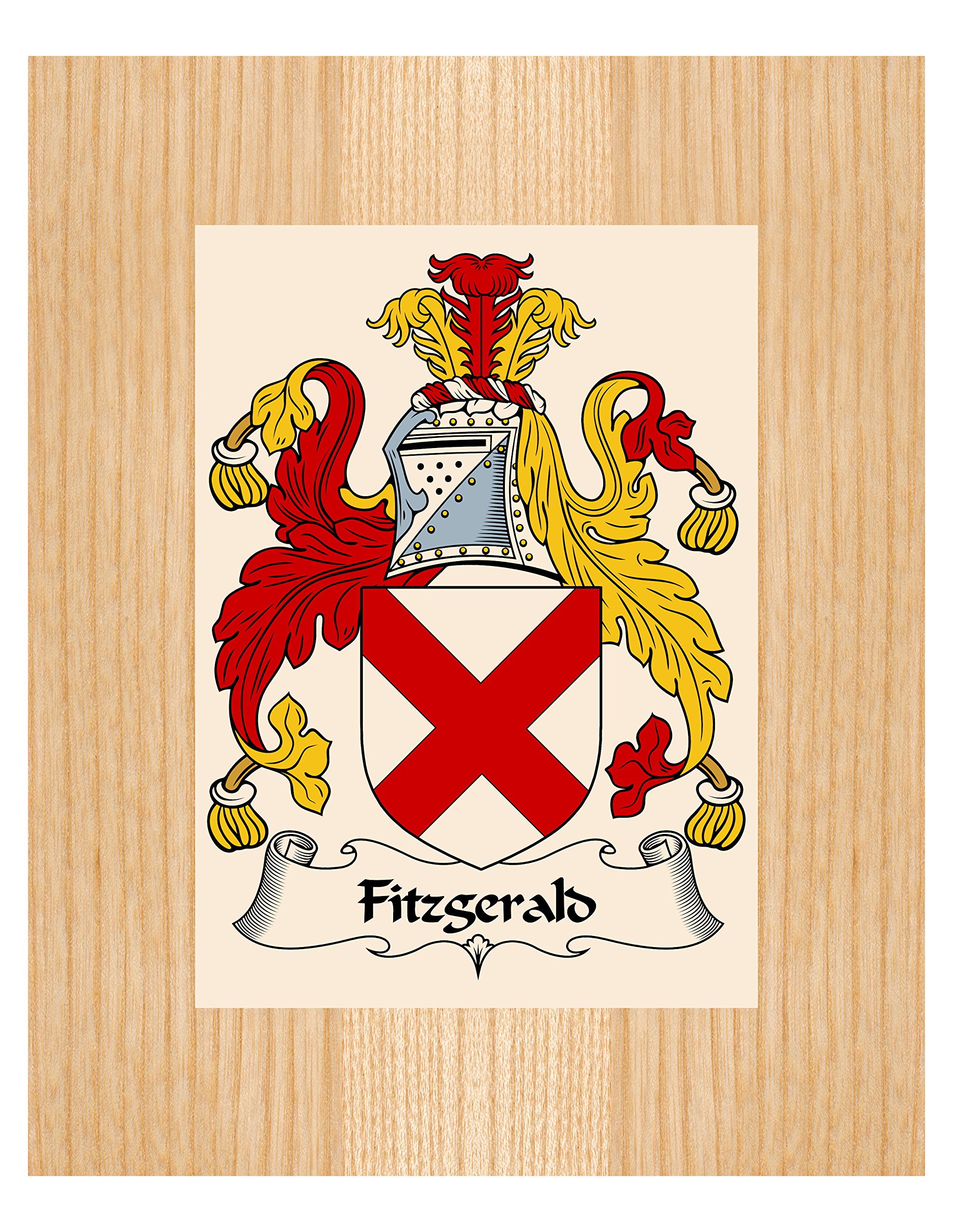 Fitzgerald Crest Tattoos Family Crest Plaque Or Coat Of Arms Shields