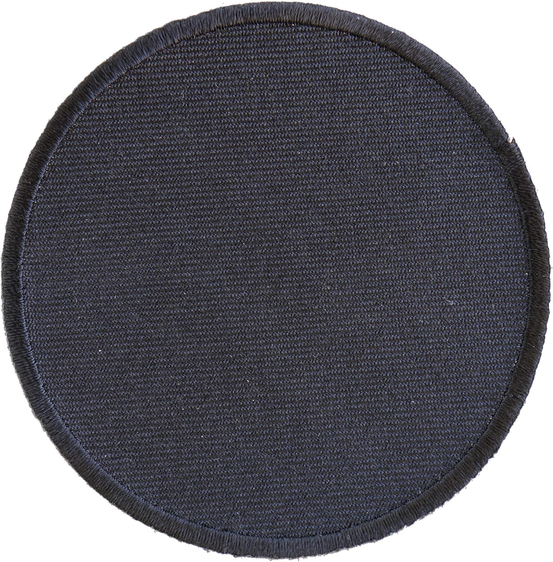 Amazon.com: Black 4 Inch Round Blank Patch - by Ivamis Trading - 4x4 ...