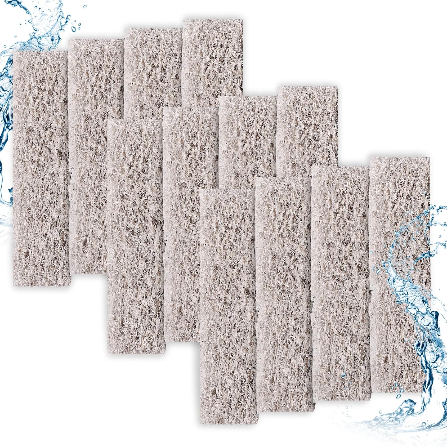 Amazon.com : NQEUEPN 12pcs Ammonia Reducer Filter Pads for Aqueon, Fish ...