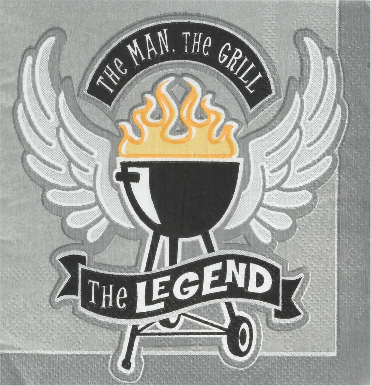 Amazon.com | Laid Back The Man, The Grill, The Legend Cocktail Napkin ...