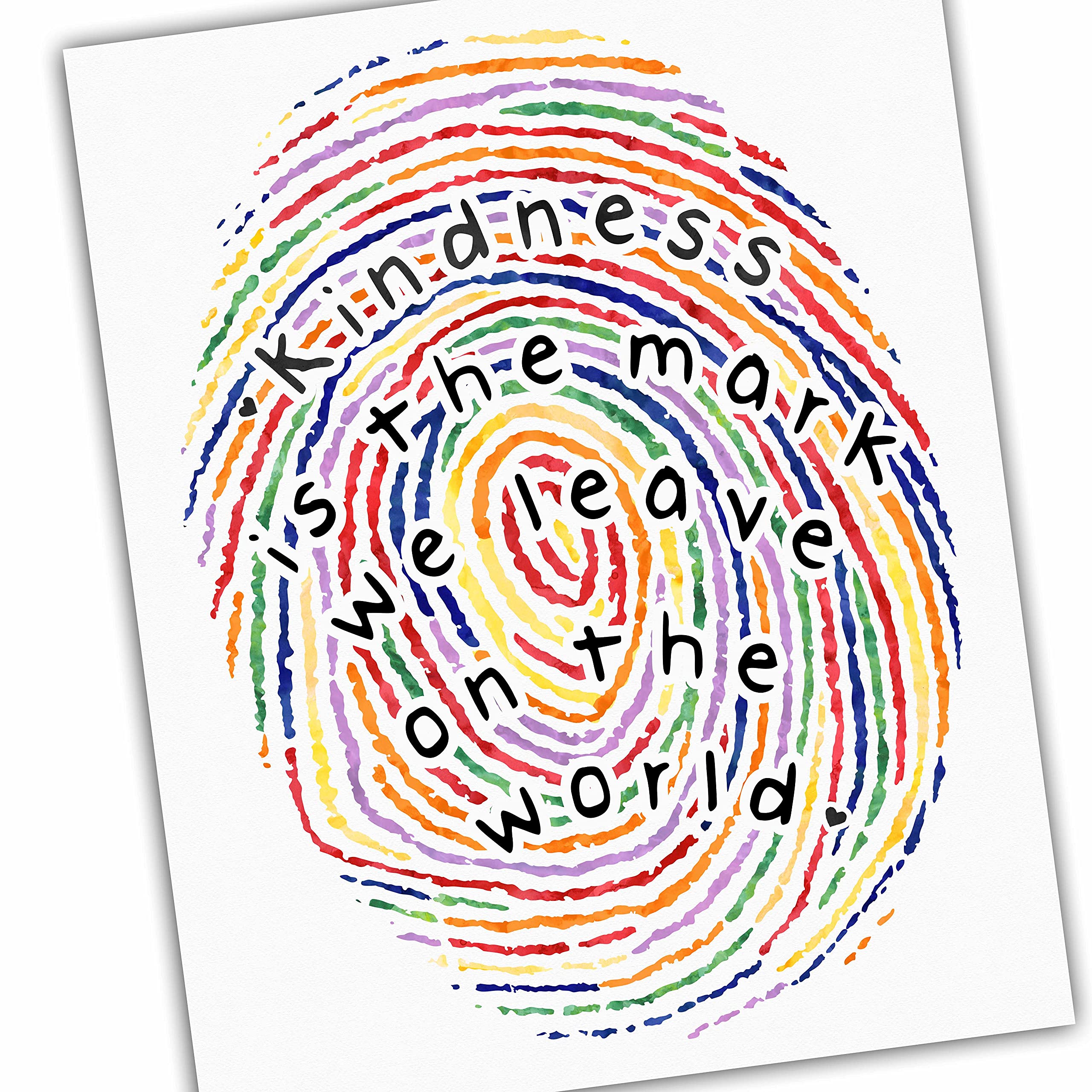 Buy Inclusivity Inspirational Art for Kids - Fingerprint Art - Kindness ...