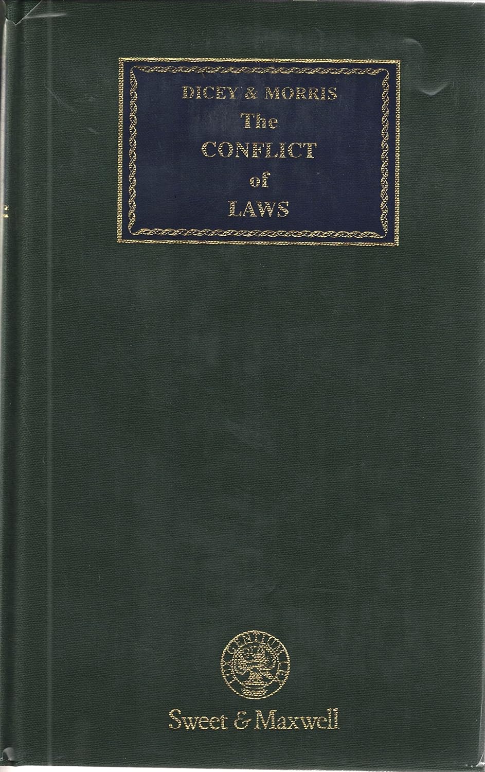 Conflict of Laws (Vol.1): Albert Venn Dicey: 9780420482808: Amazon.com ...