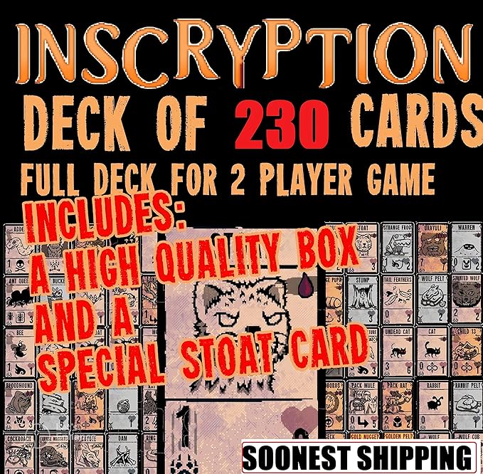 Amazon.com: Inscryption Card Game Plus Box | Exciting Gifts for Fan ...