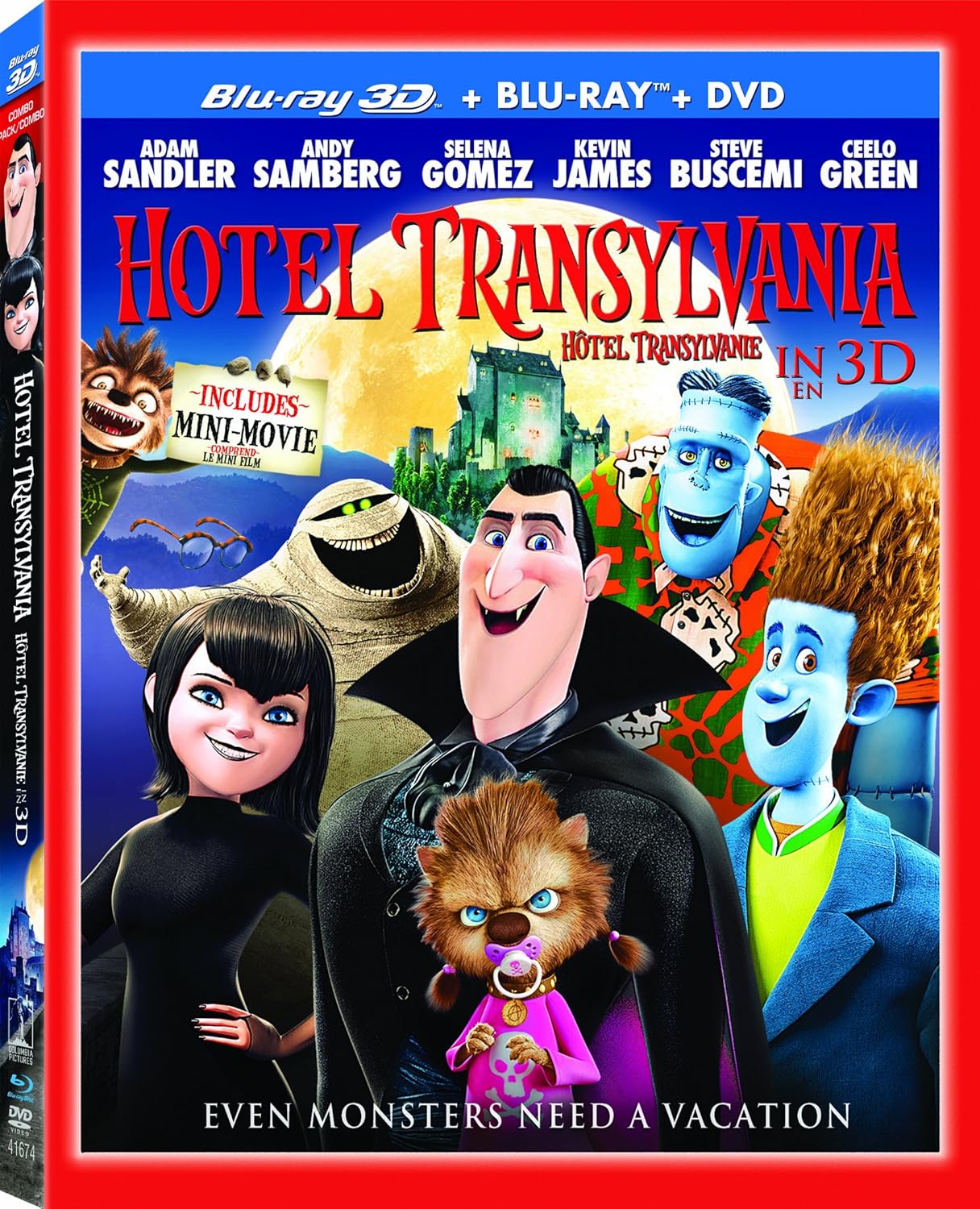 Amazon.com: Hotel Transylvania (Blu-ray 3D + Blu-ray + DVD) : Movies & TV