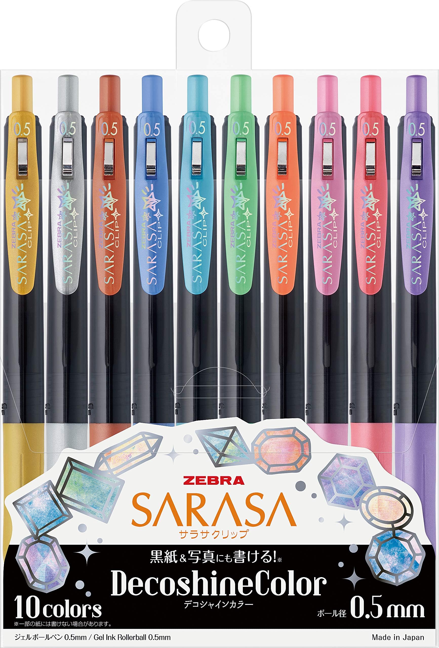 Zebra Doodler'z Gel Stick Pens - 1.0mm - Fashion, Glitter, Neon and ...