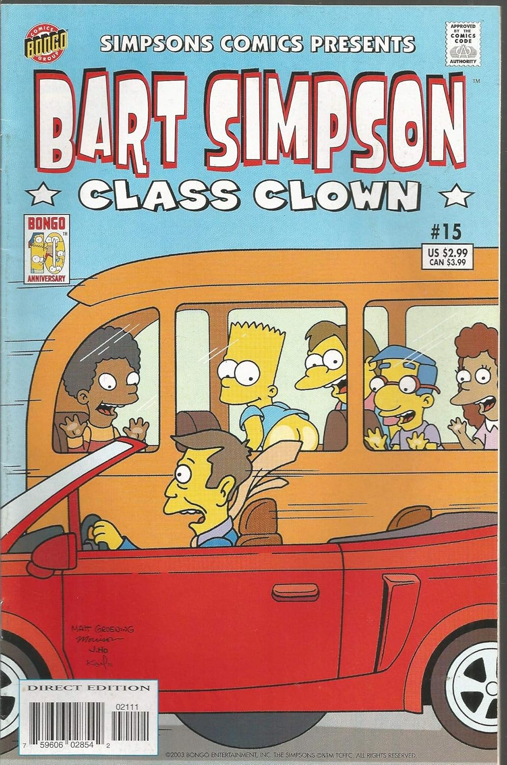 Simpsons Comics Presents Bart Simpson Class Clown, No. 15 | Amazon.com.br