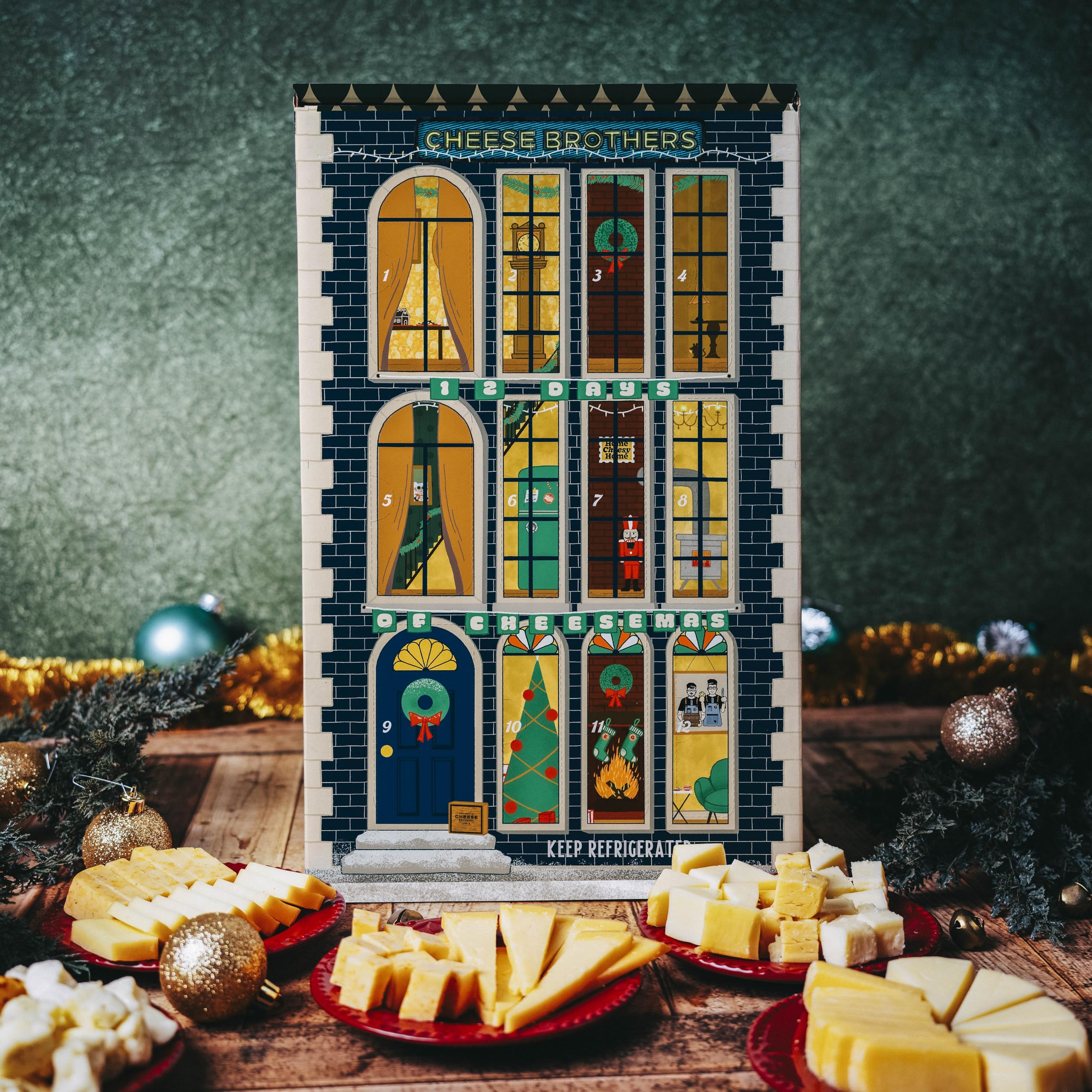 Amazon.com: Cheese Bros "12 Days of Cheesemas" Advent Gift Box | Fresh ...