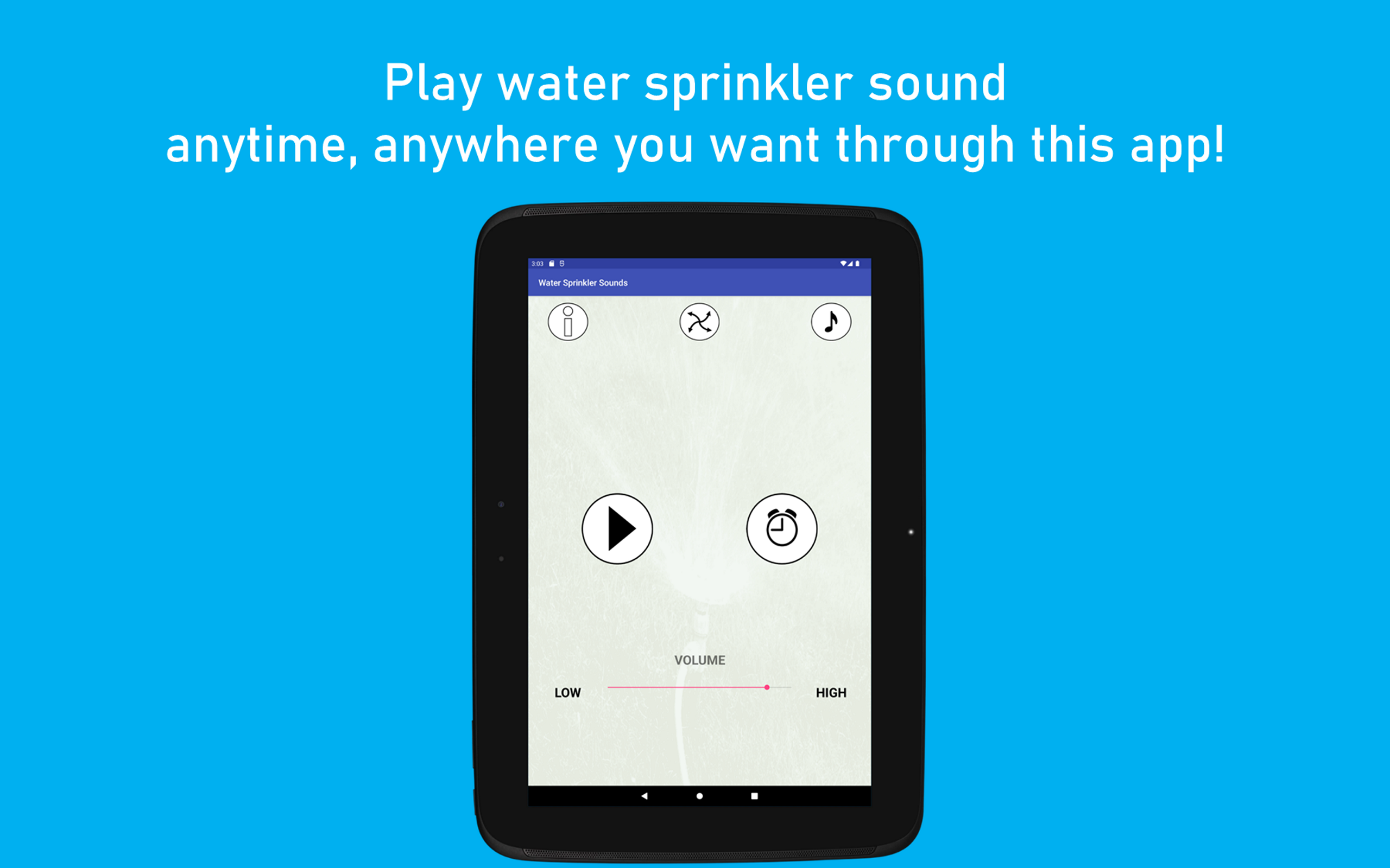 Water Sprinkler Sounds - App on Amazon Appstore