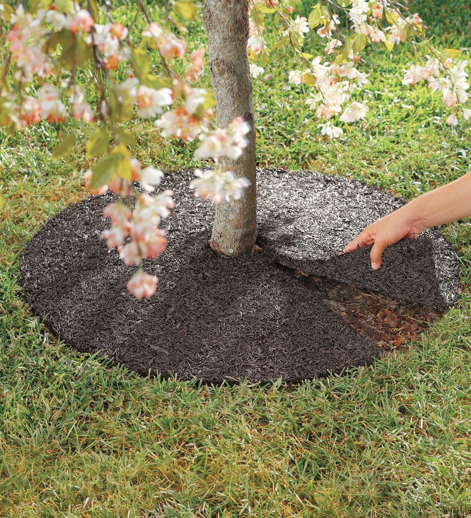 Rubber Mulch Tree Rings Large Rubber Tree Rings Ireland – NR Rubber
